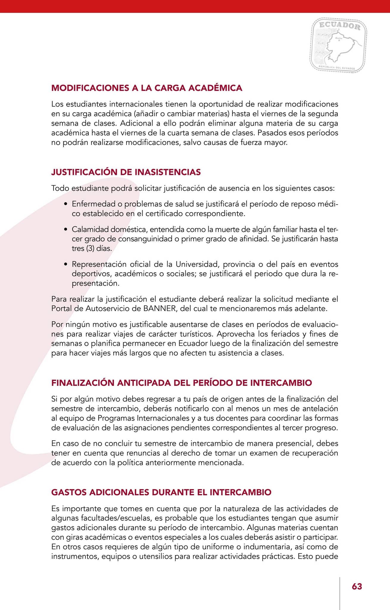 GUIA DE ESTUDIANTES INTERNACIONALES by relacionesinternacionalesudla ...
