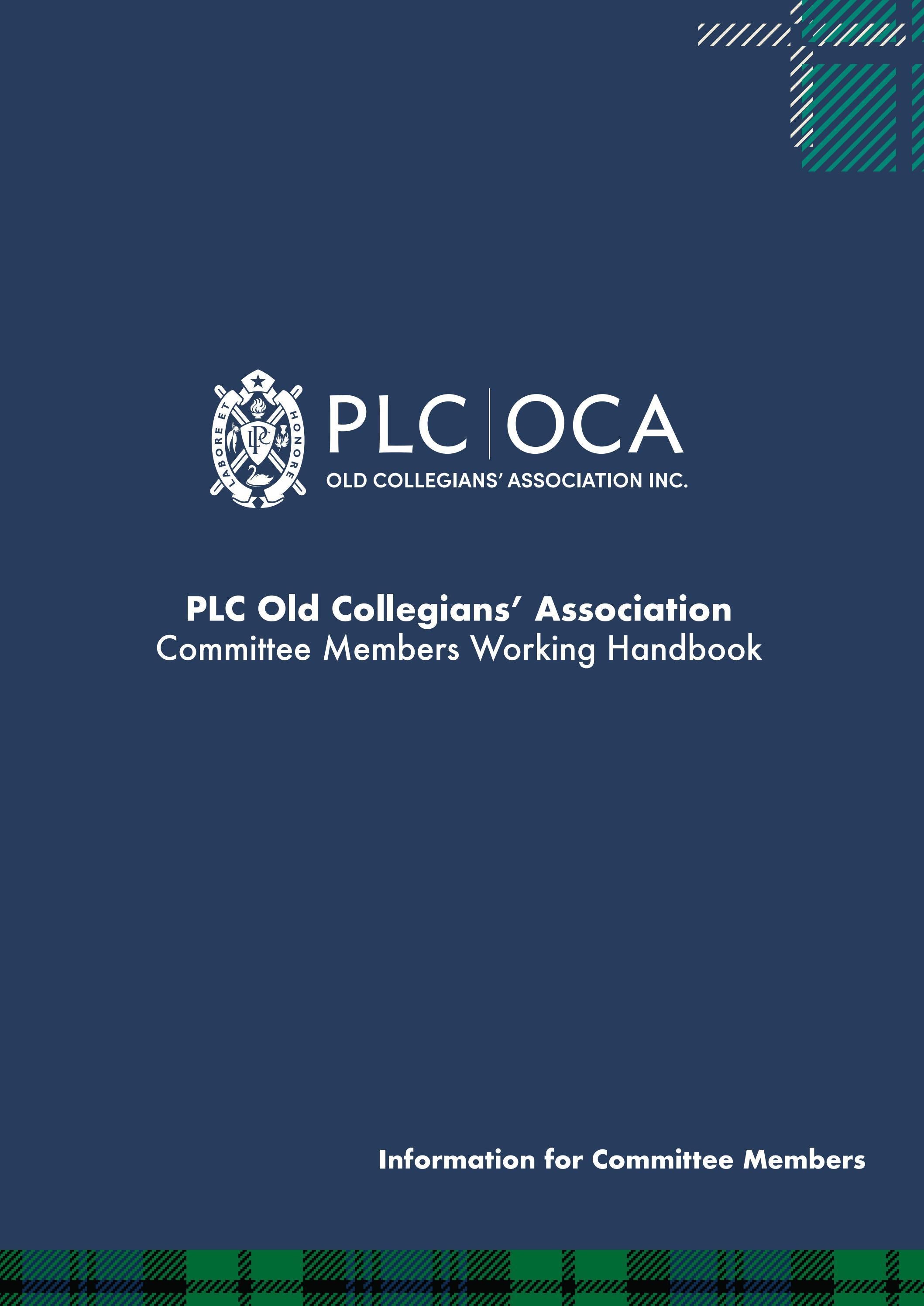 PLC OCA Committee Working Handbook by Presbyterian Ladies' College - Issuu