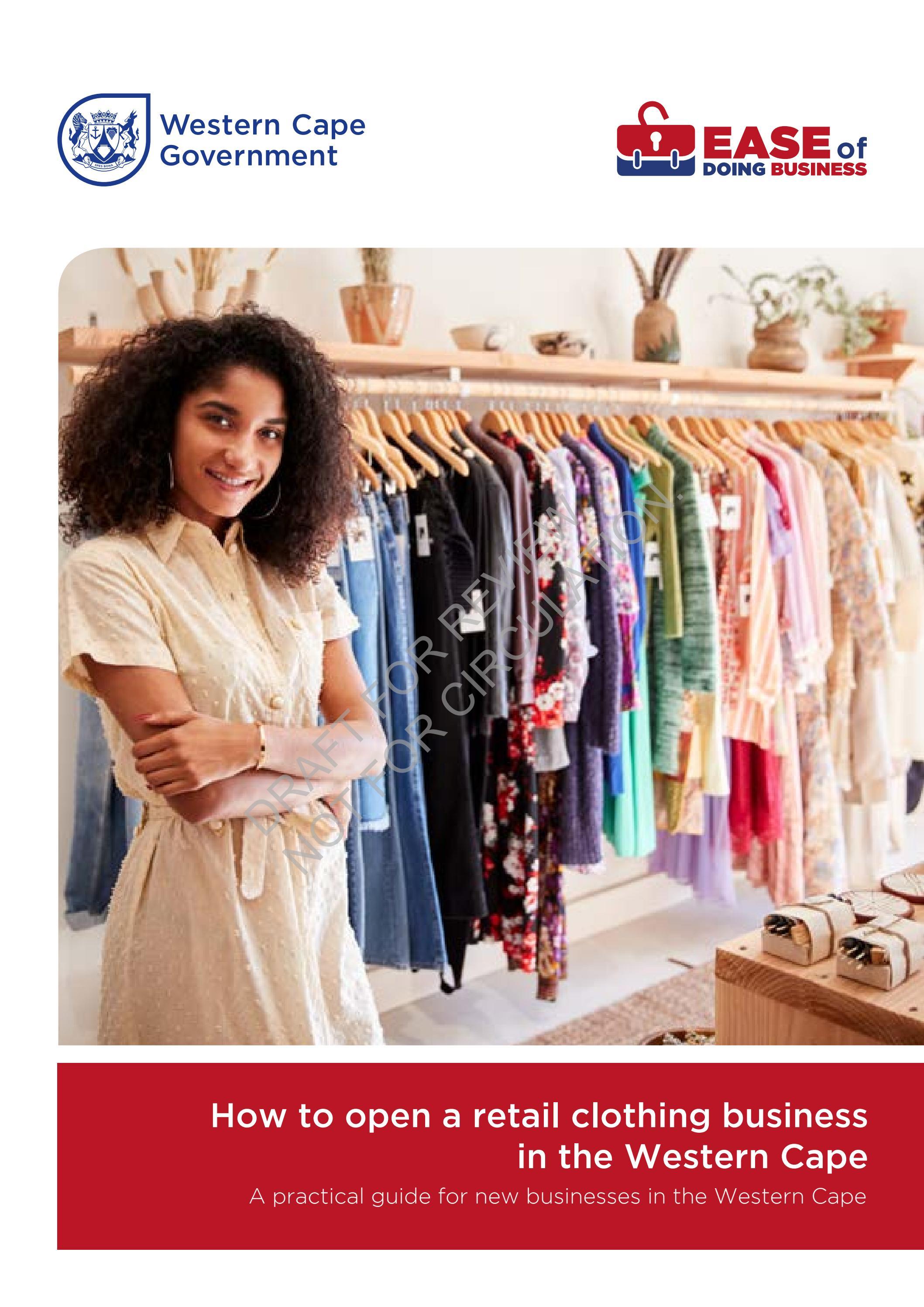 Retail Clothing Business Guide - draft for final review by DEDATDE - Issuu