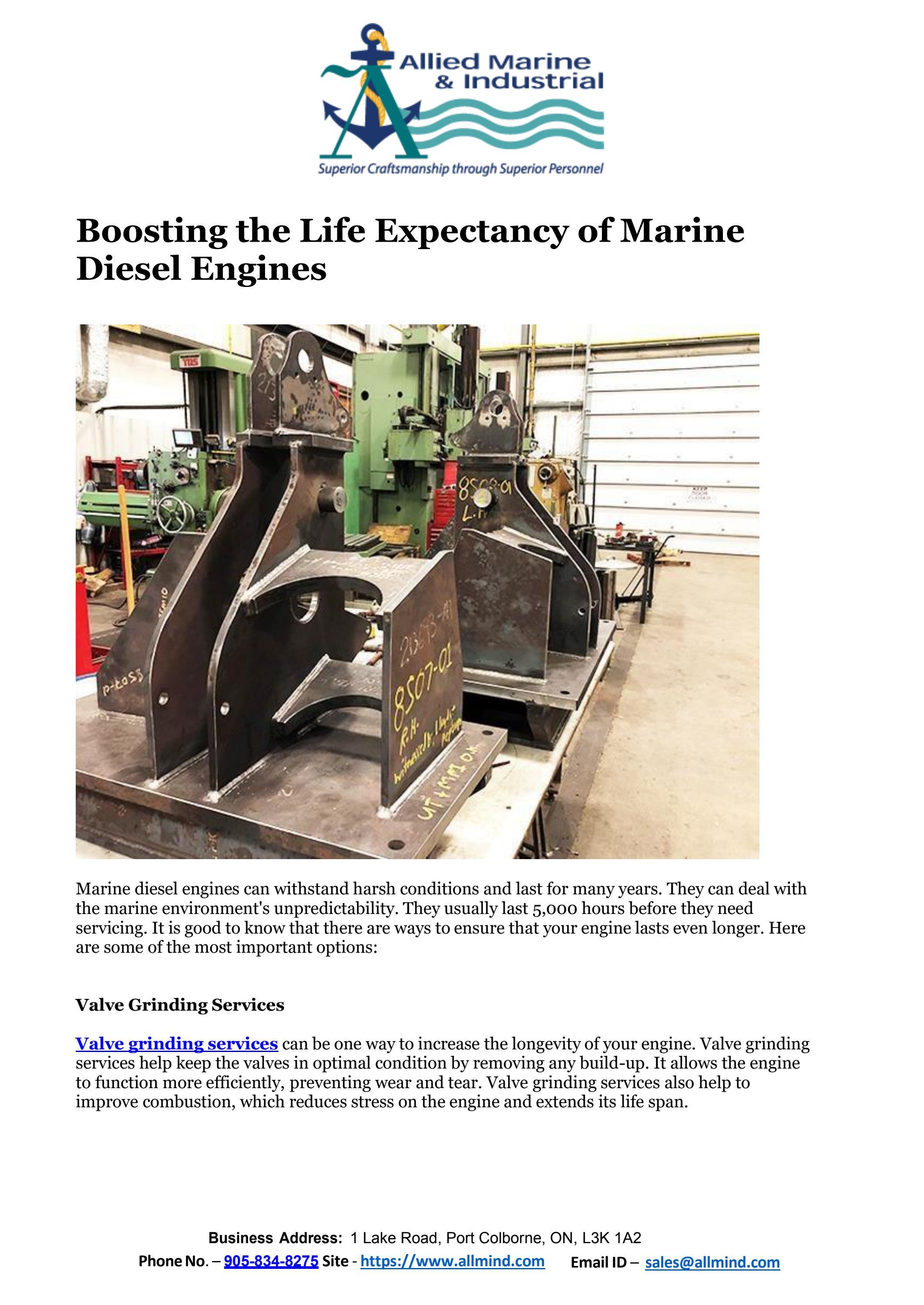 Boosting the Life Expectancy of Marine Diesel Engines by Mrine Bryan ...