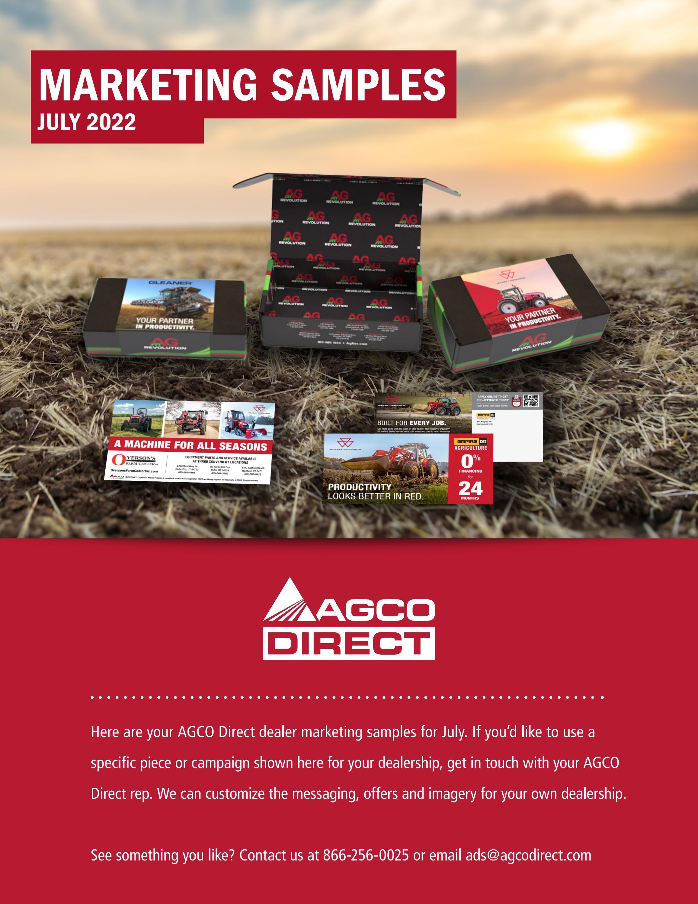 July 2022 Lookbook by AGCO Direct - Issuu