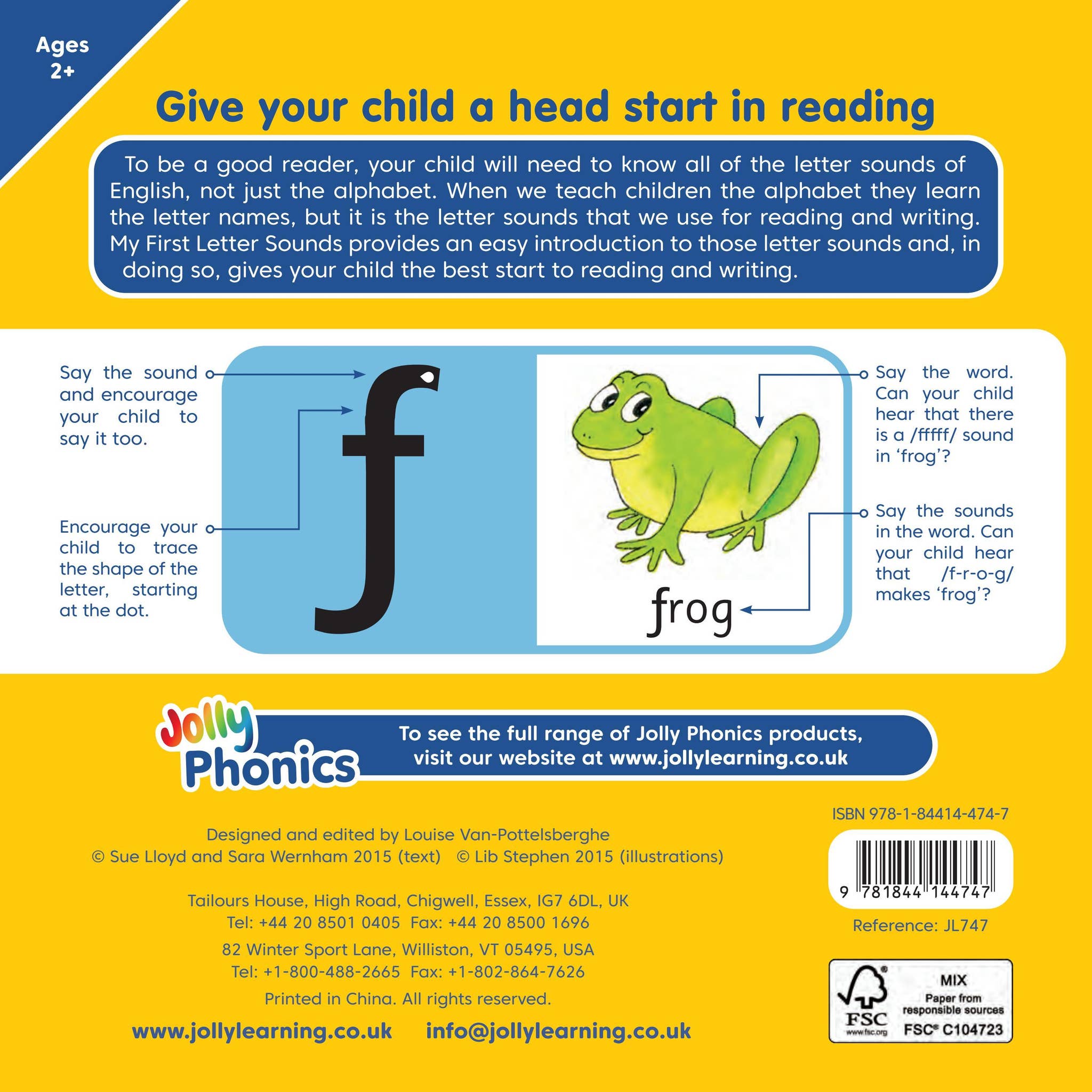 My First Letter Sounds JL747 - British English precursive by Jolly ...