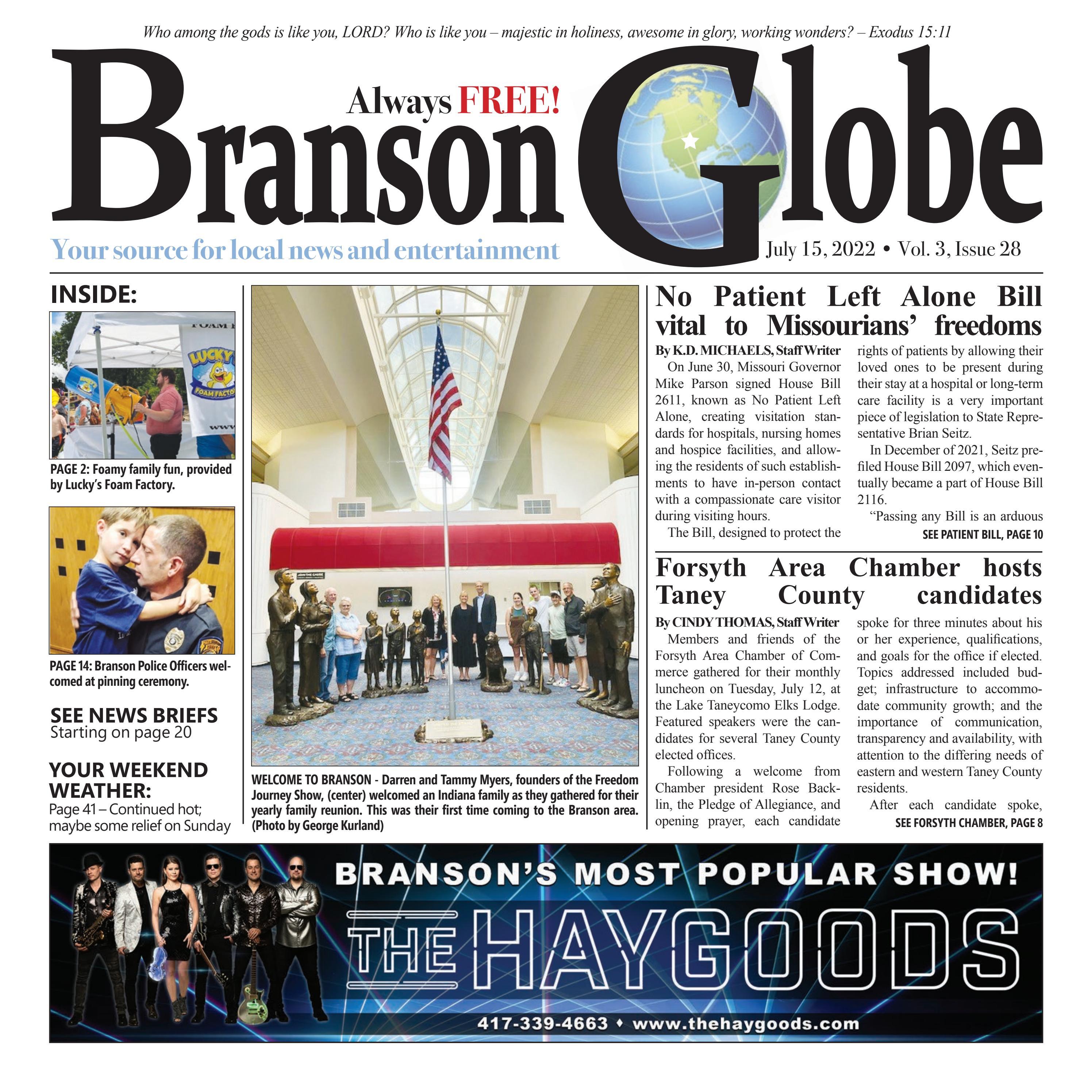 Branson Globe, July 15, 2022 by bransonglobe - Issuu