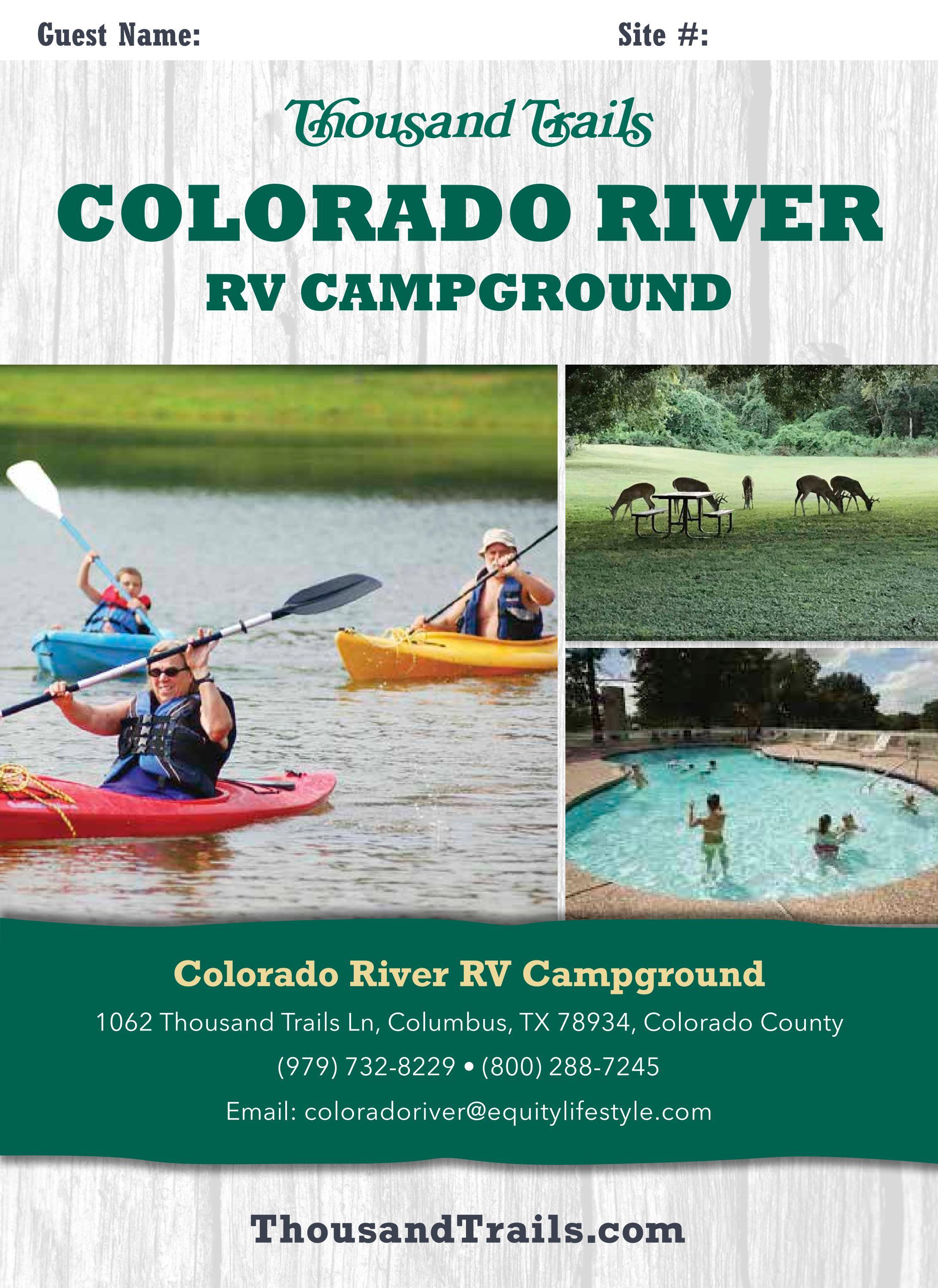 Thousand Trails Colorado River by AGS/Texas Advertising - Issuu