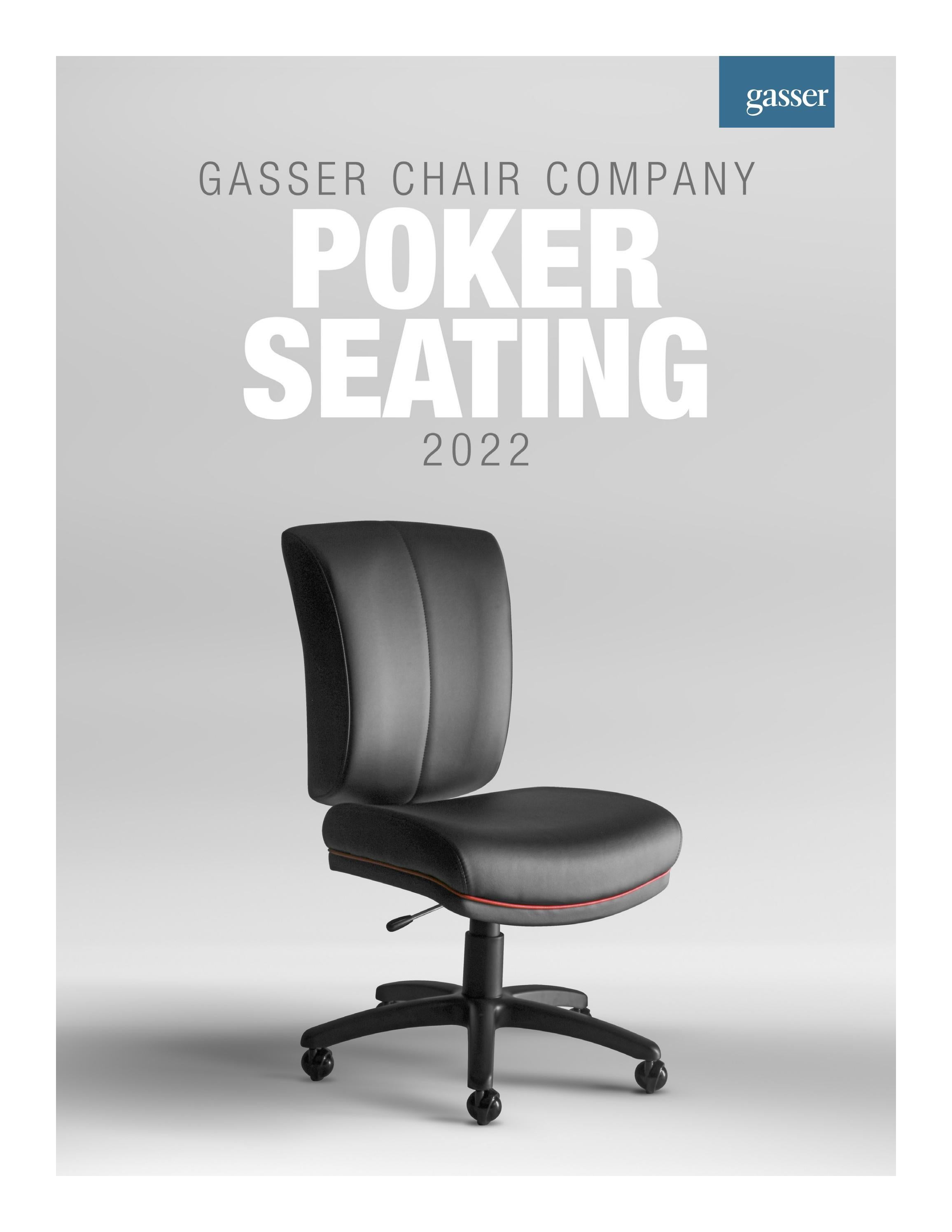 Poker Seating Brochure | Gasser Chair Company by Gasser Chair Company ...