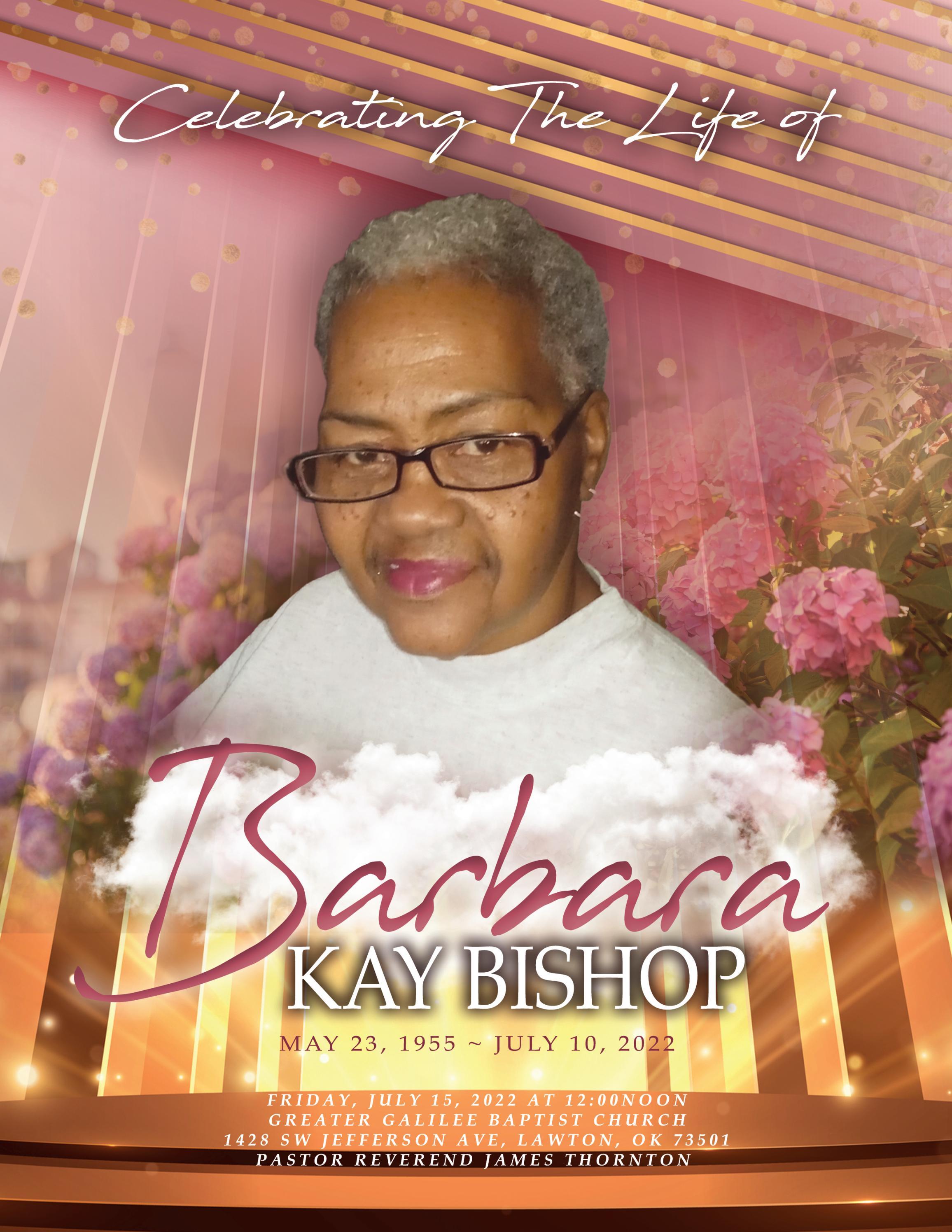 Barbara Kay Coleman Bishop, 67 by The Print House - Issuu