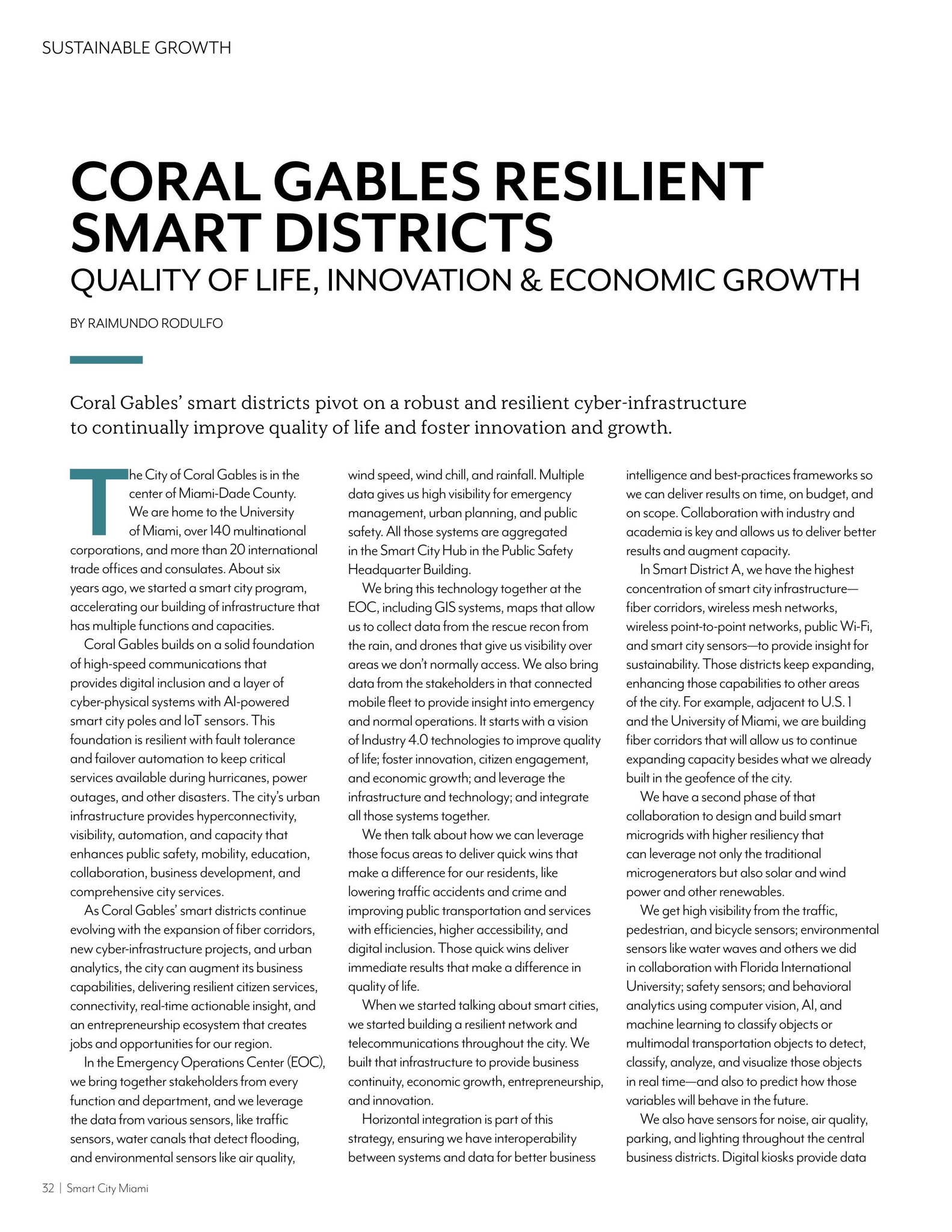 SMART CITY MIAMI®Magazine - SUSTAINABLE CITIES EXPERIENCES by Bernardo ...