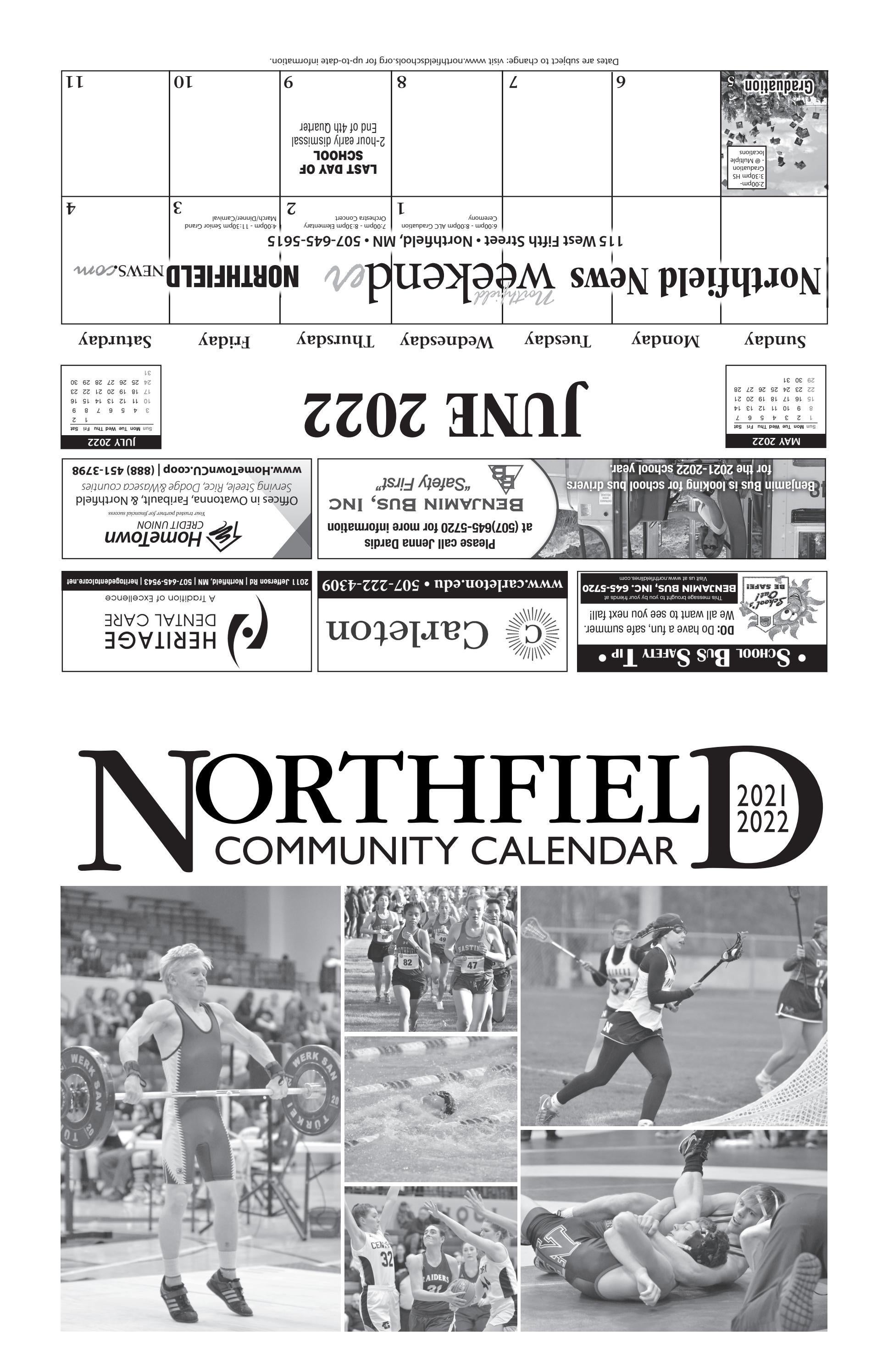 Northfield Community Calendar by Kate Noet - Issuu