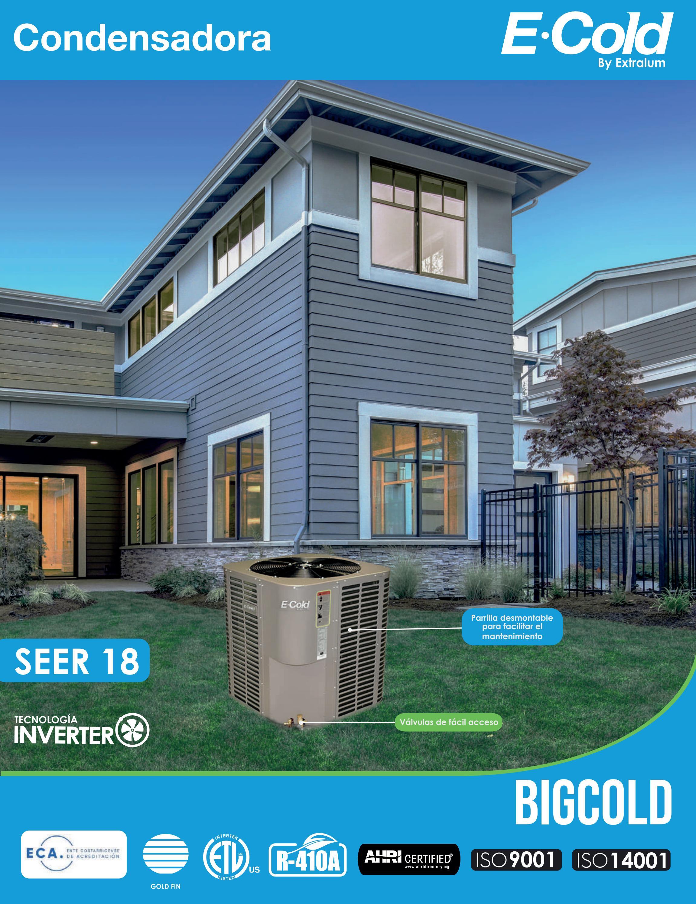 Condensadora E-COLD: BIGCOLD by EXTRALUM - Issuu