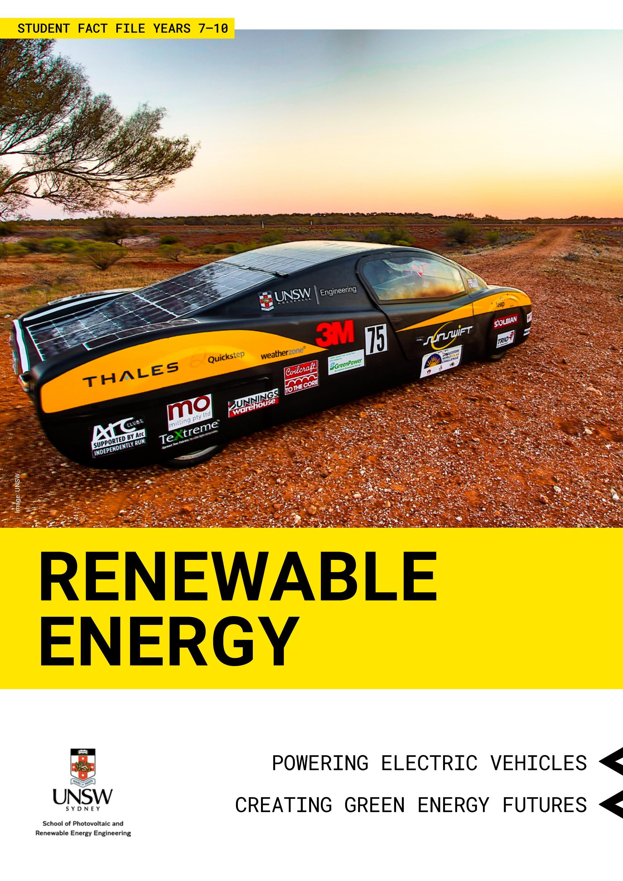 Student Fact File: Renewable Energy by Refraction Media - Issuu