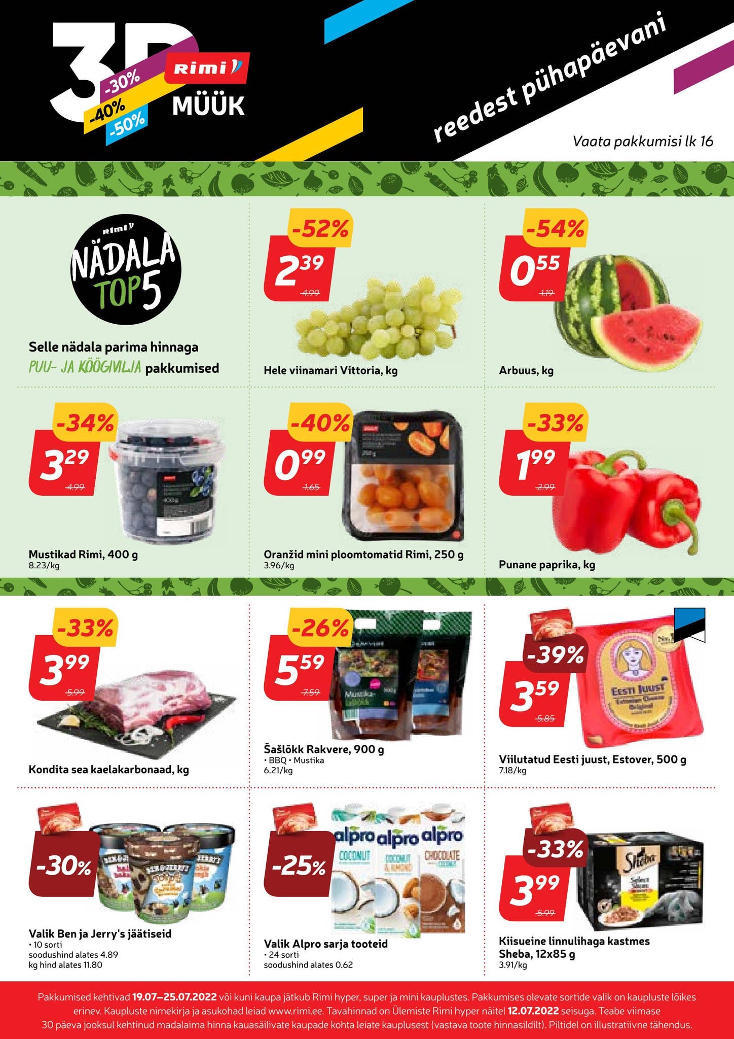 Rimi kliendileht 19.07-25.07.2022 by Rimi - Issuu