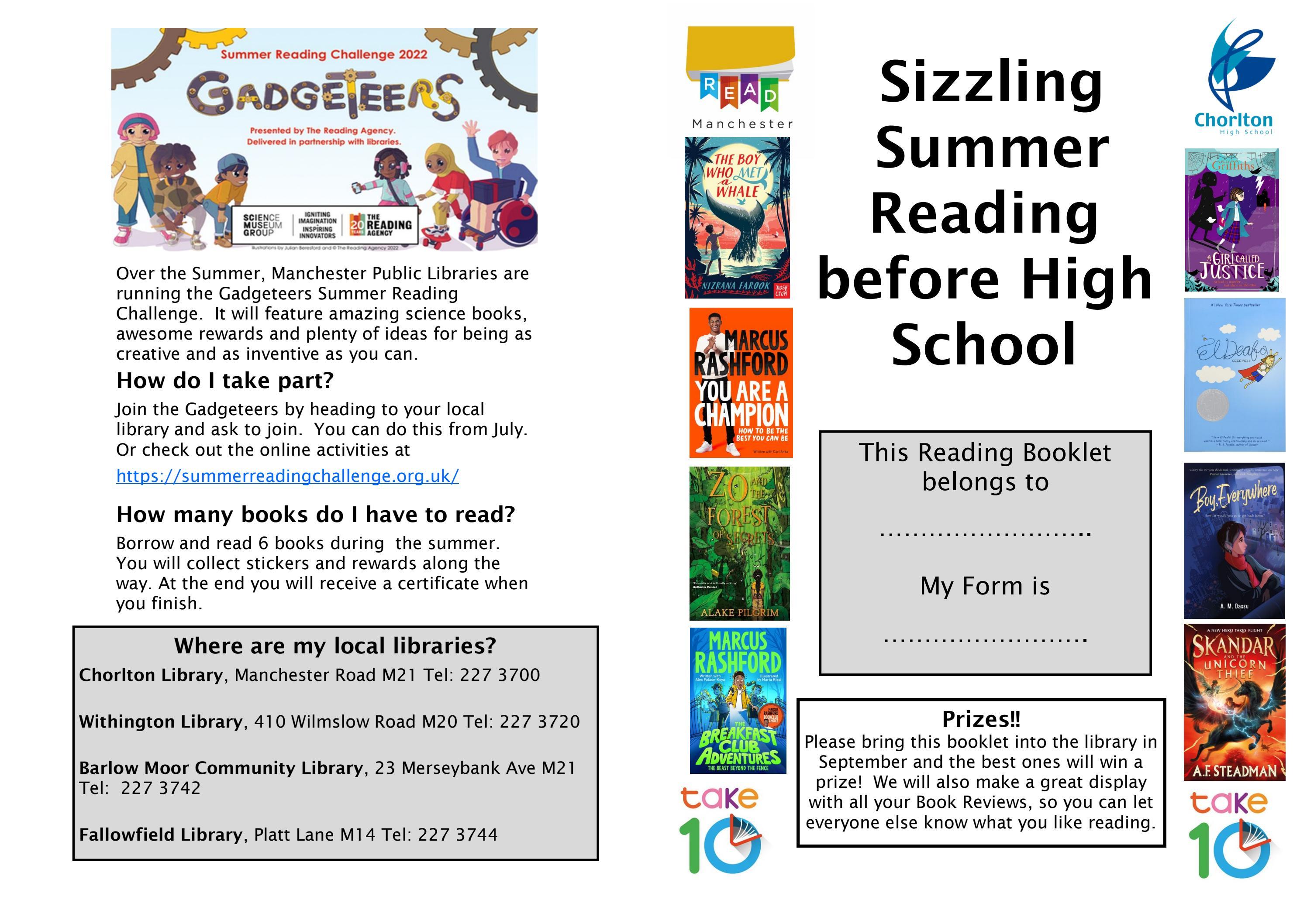 Transition Reading Challenge by Schudio - Issuu