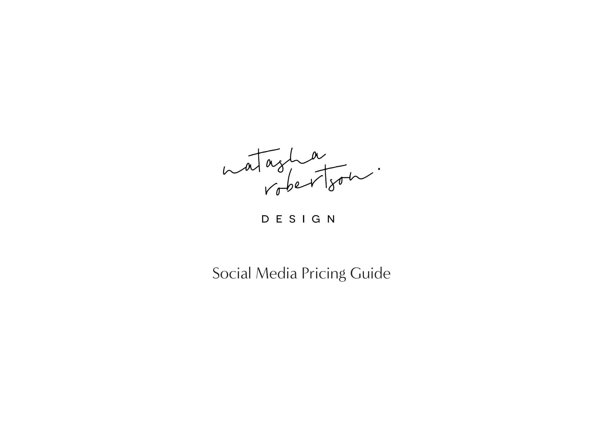 Social Media Pricing Guide by natasha-robertson - Issuu