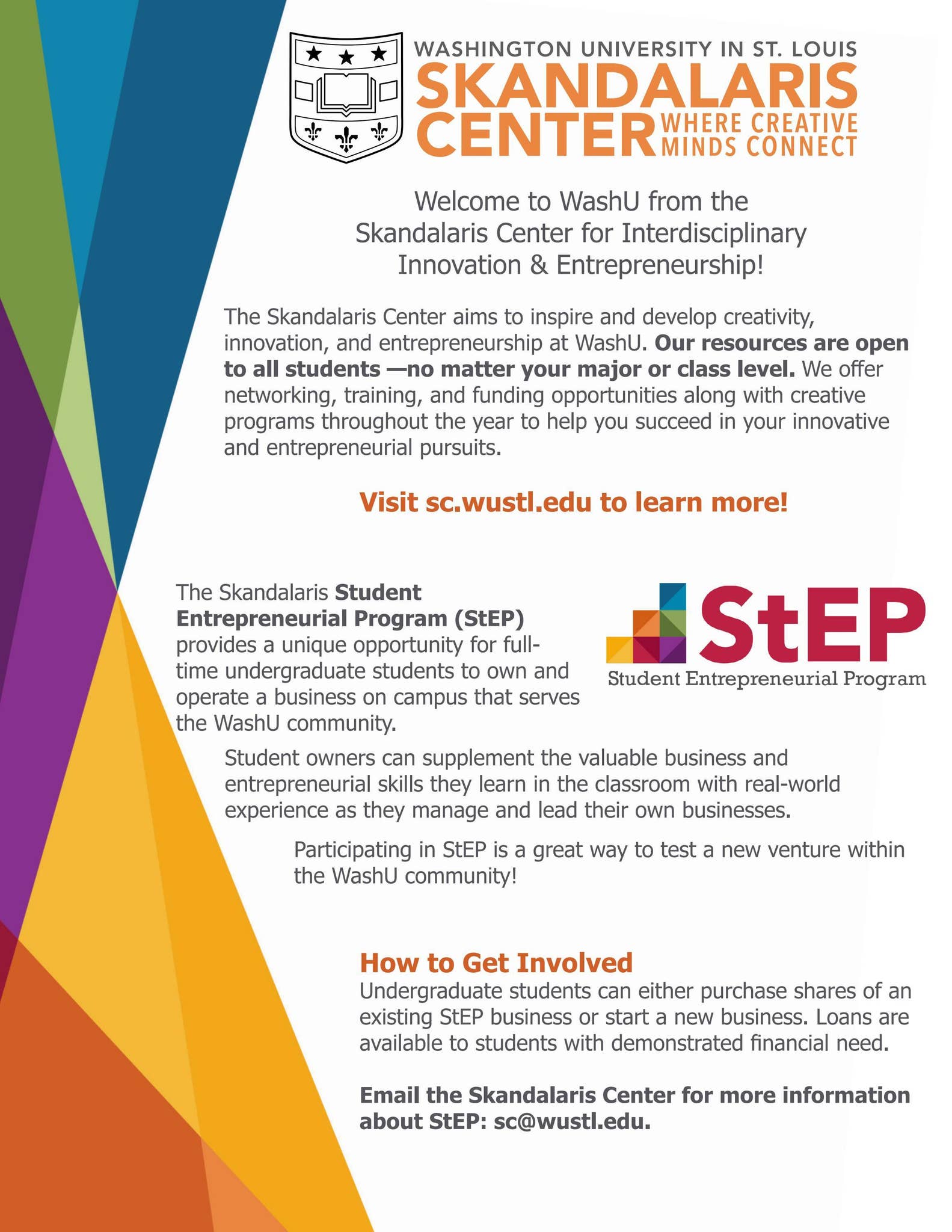 StEP Summer Mailer 2022 by WashU Student Transitions & Family Programs ...