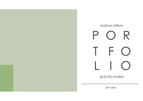Architecture Portfolio By Muskan Verma Issuu