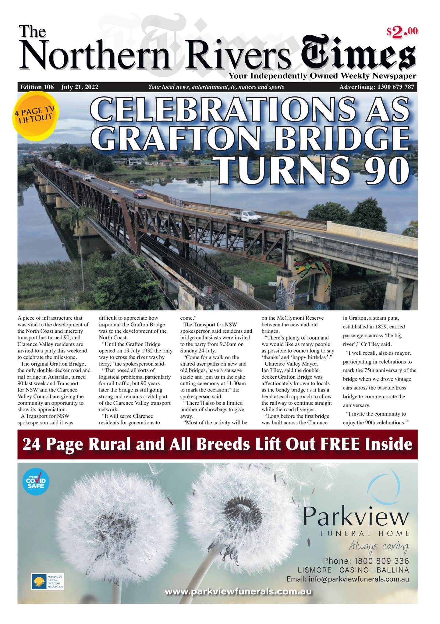 The Northern Rivers Times Edition 106 by The Northern Rivers Times - Issuu