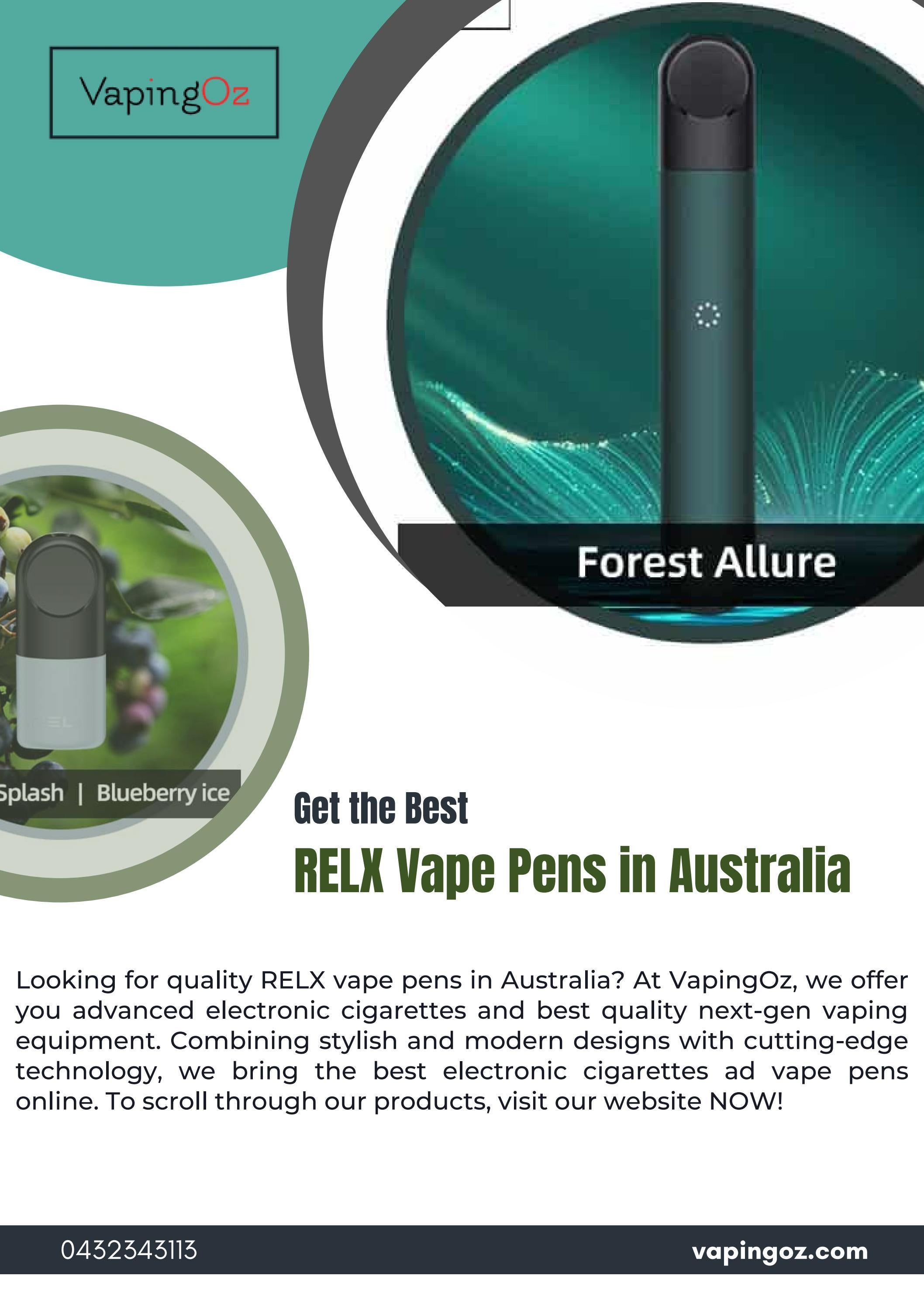 Get the Best RELX Vape Pens in Australia by vapingoz - Issuu