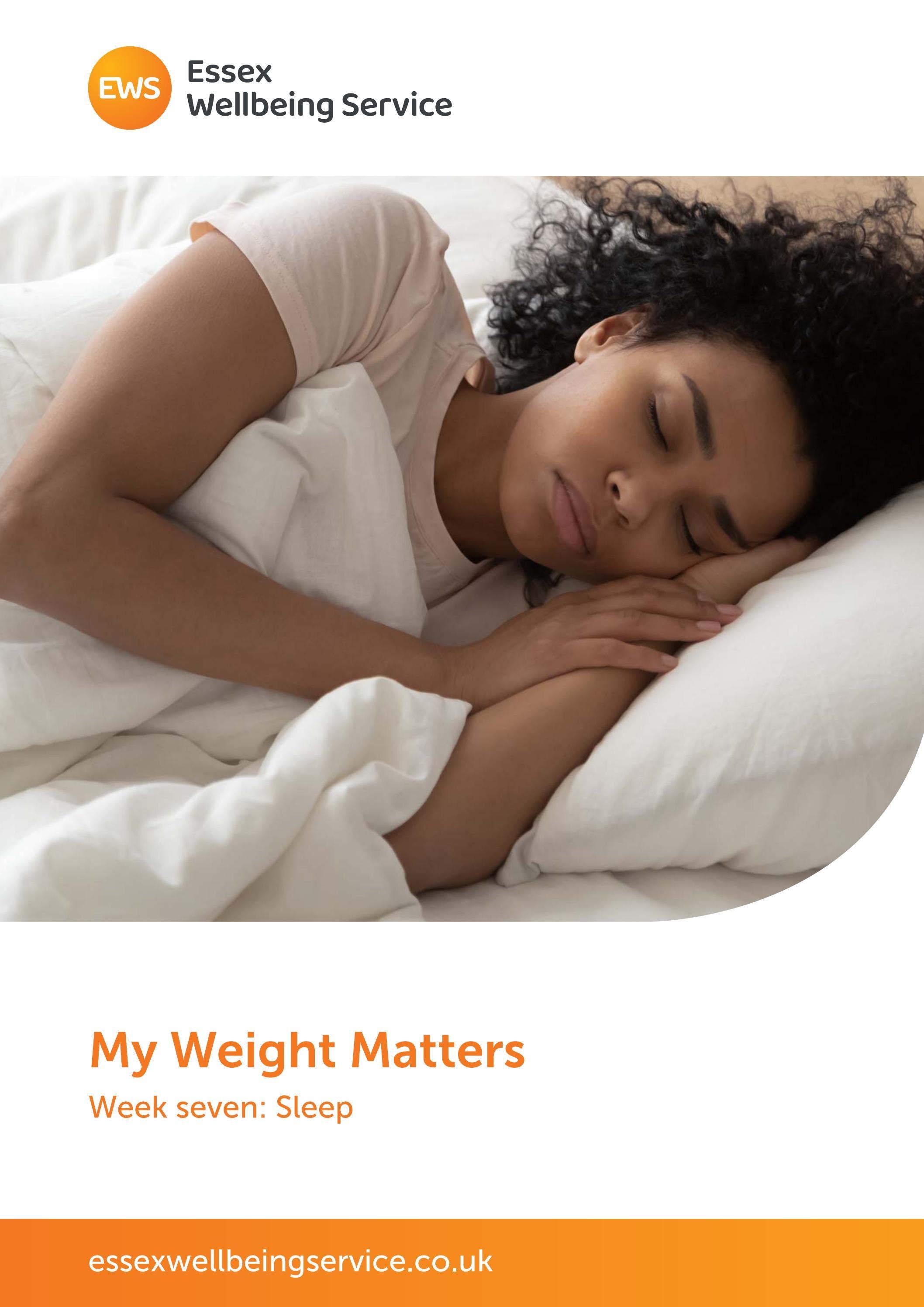 Weight Matters Week 7 - Sleep by Provide CIC - Issuu