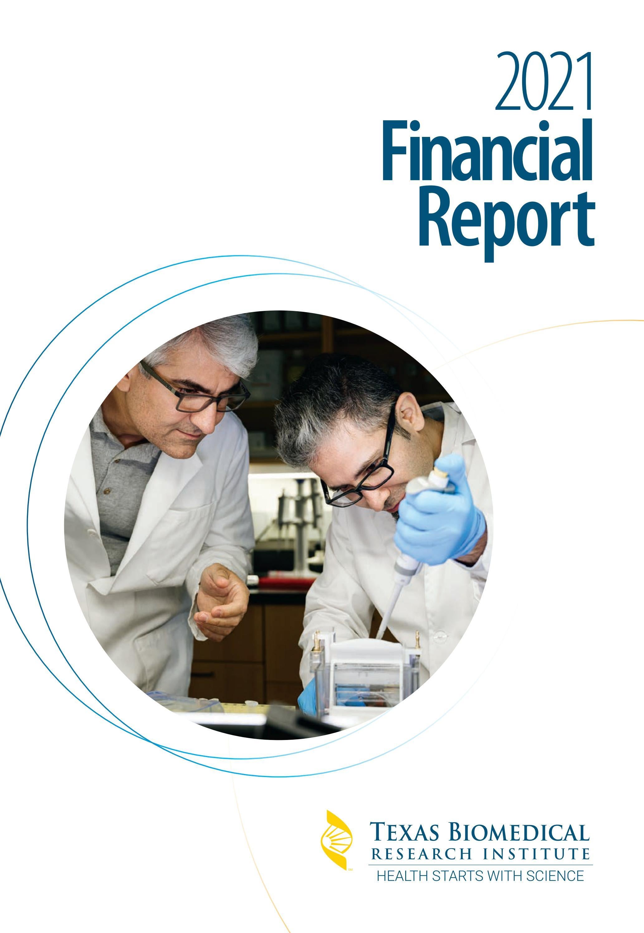 Texas Biomedical Research Institute 2021 Financial Report by ...