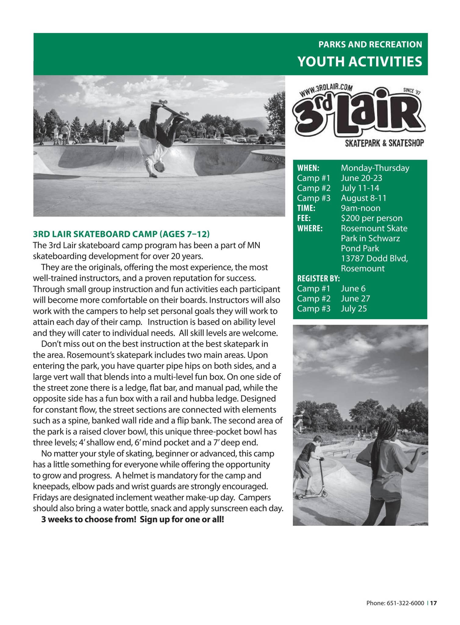 Rosemount Parks & Recreation Brochure - Summer 2022 by Rosemount Parks ...