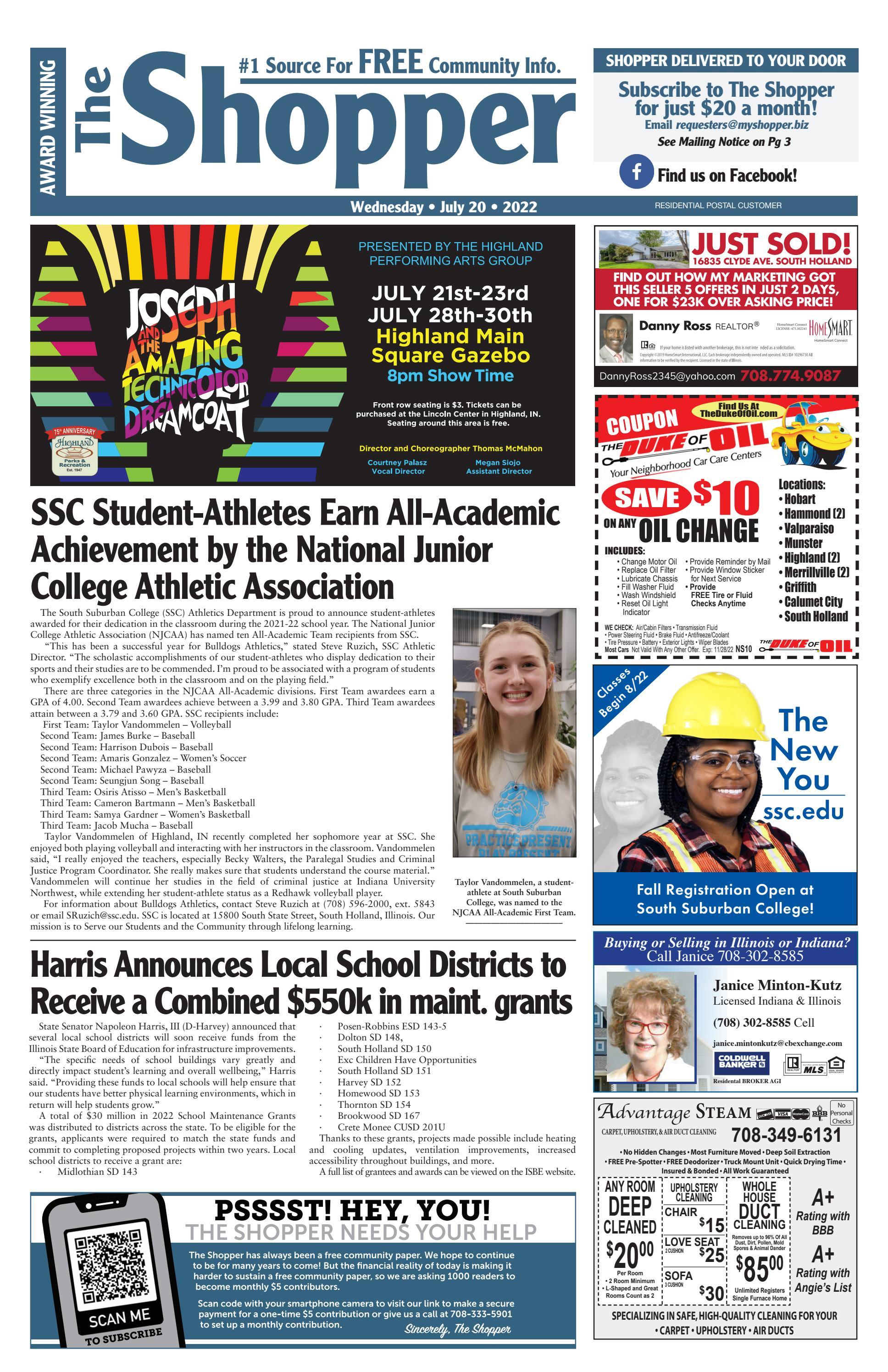 The Shopper 7/20/2022 by The Shopper - Issuu