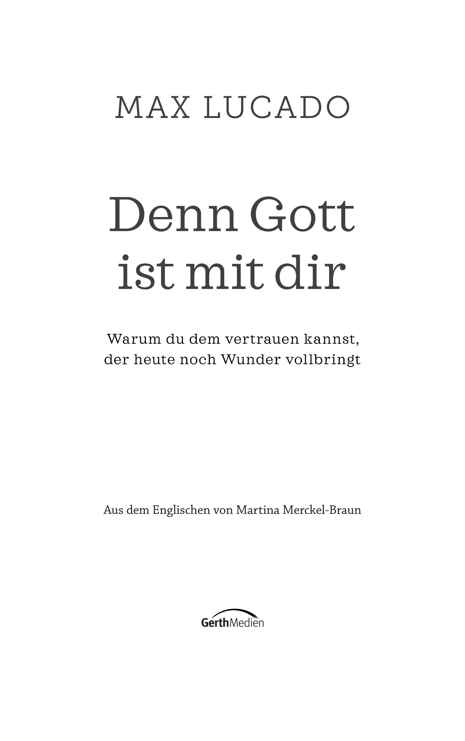 Denn Gott ist mit dir – 9783957349026 by SCM Verlagsgruppe - Issuu