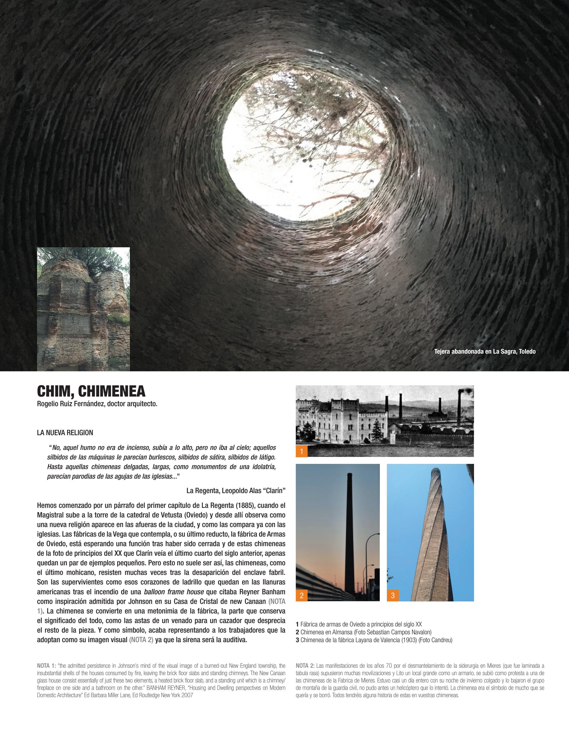 CHIM, CHIMENEA / por Rogelio Ruiz Fernández by conarquitectura ...