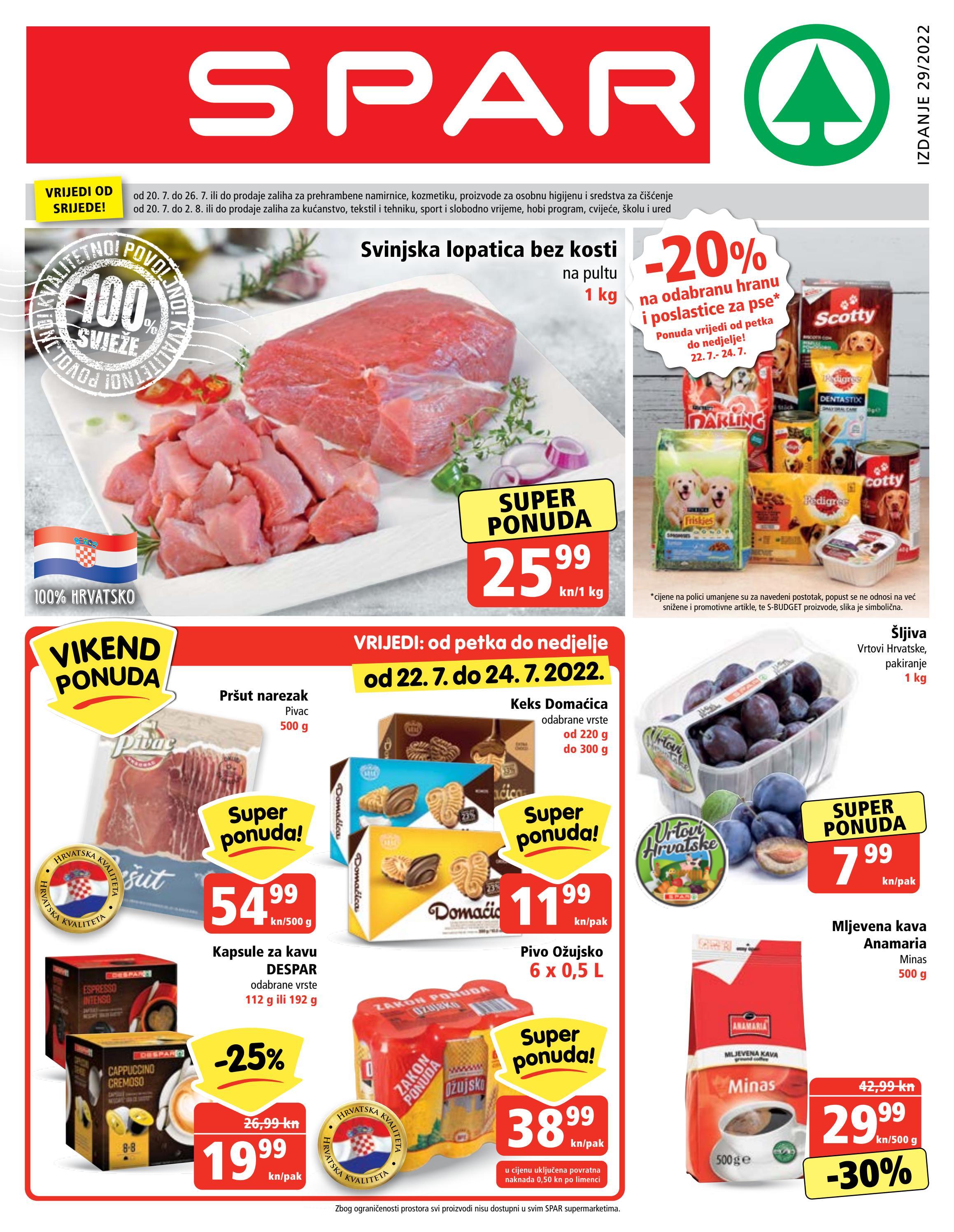 Spar katalog od 20.07.-02.08.2022. by Catalog.hr - Issuu