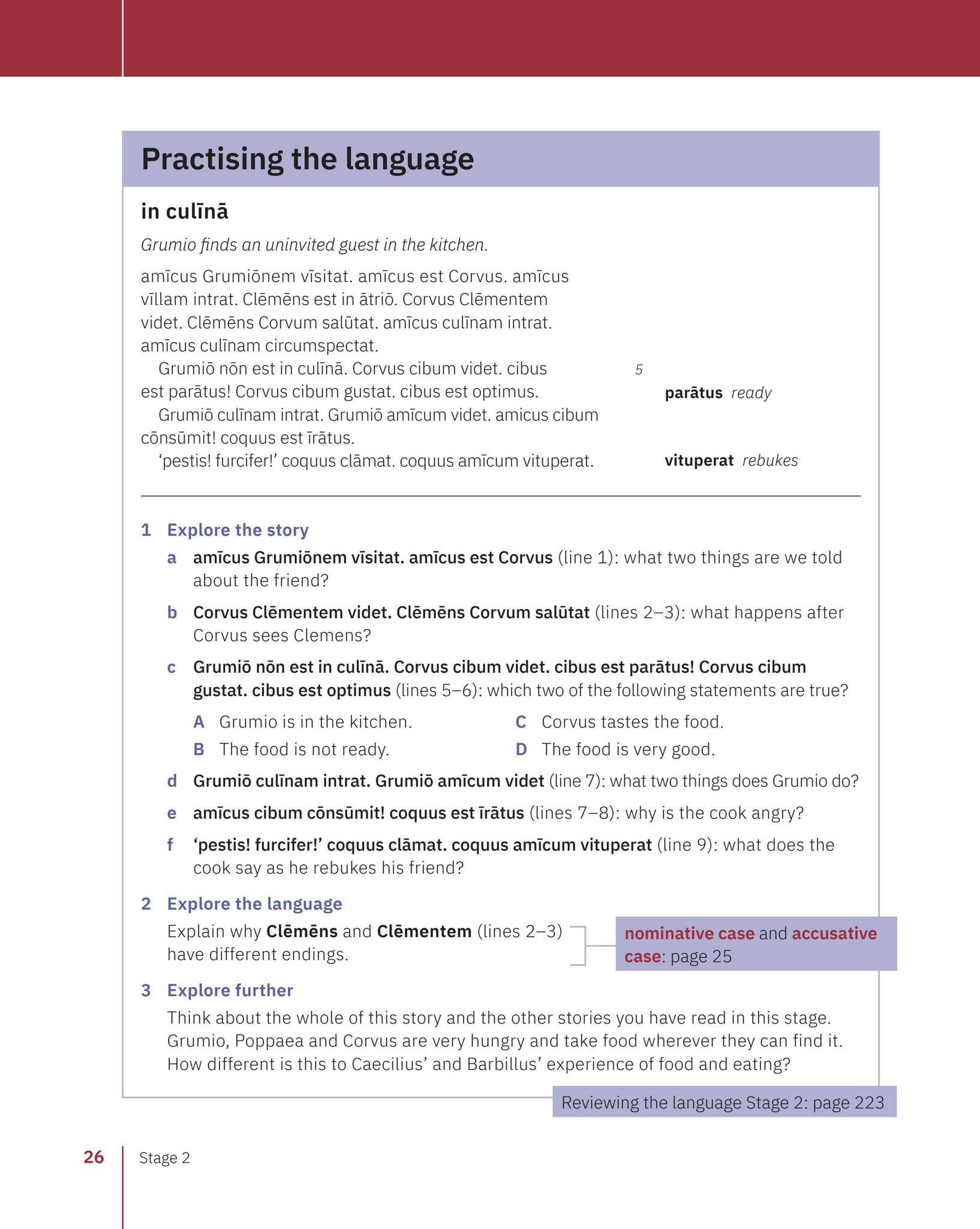 Cambridge Latin Course Book 1 sample by Cambridge International ...