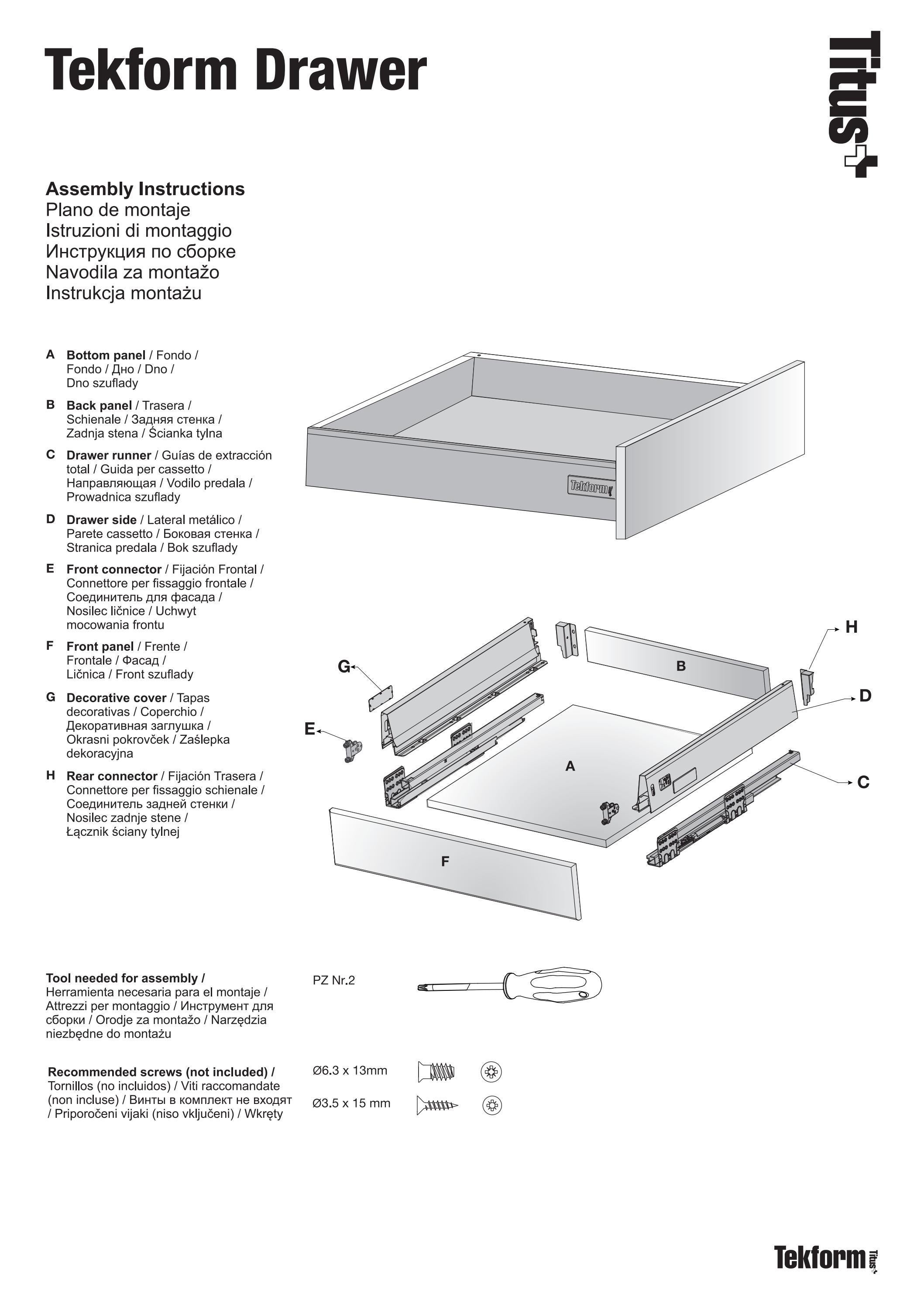 Tekform Drawer Instruction Manual_EN by Titus Group - Issuu