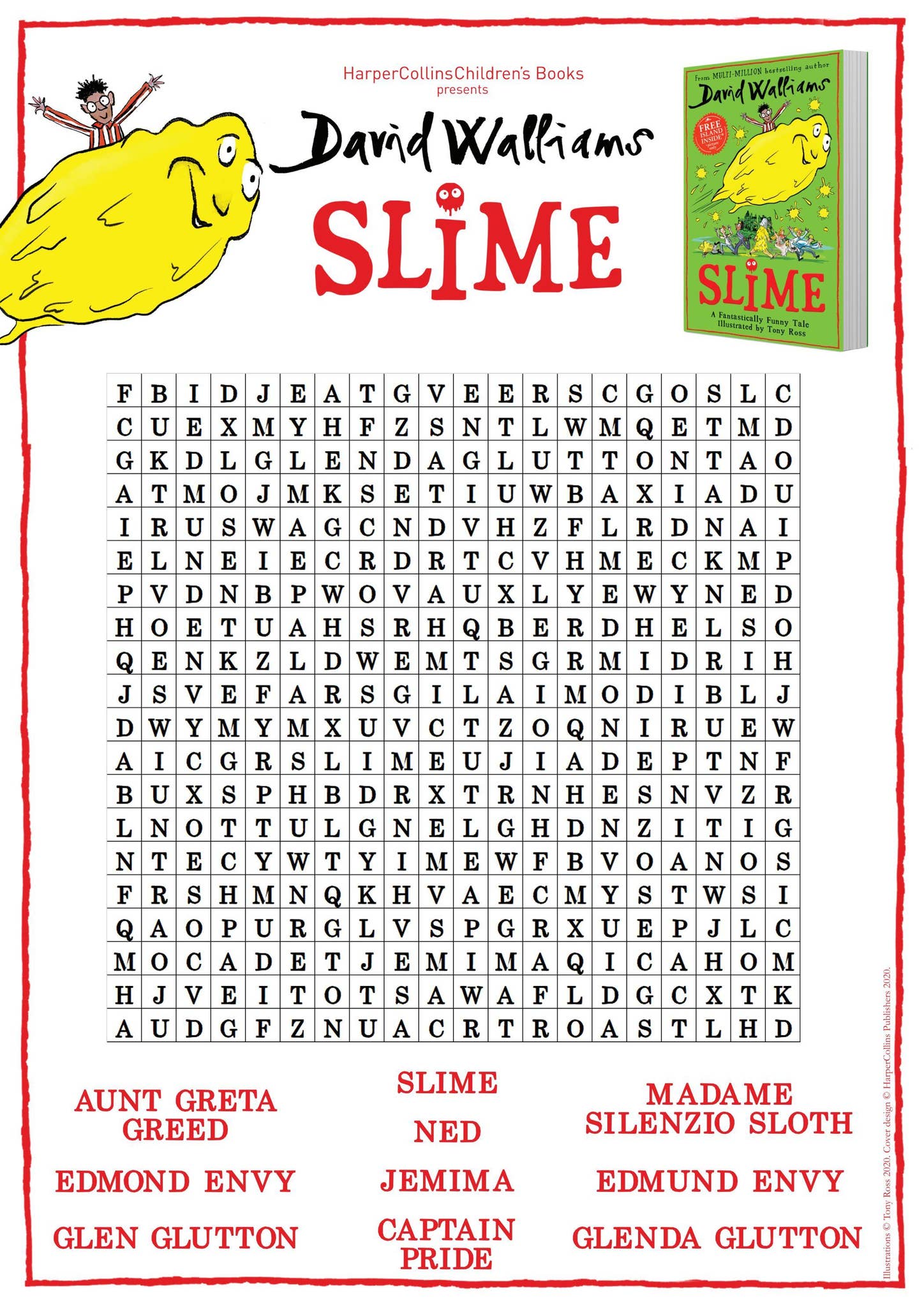 David Walliams Slime Activity Pack by harpercollinschildrens - Issuu