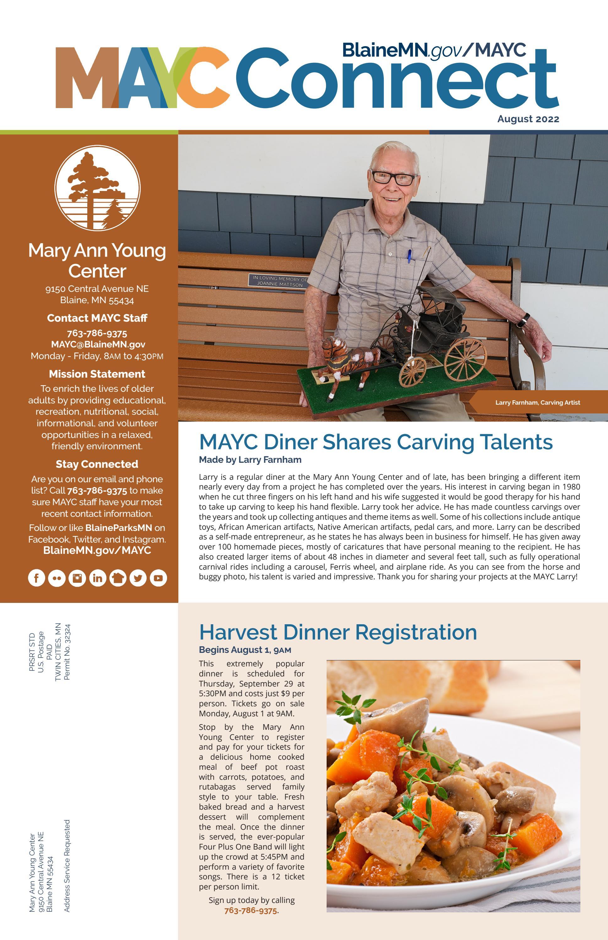 MAYC Connect - August 2022 by City of Blaine - Issuu