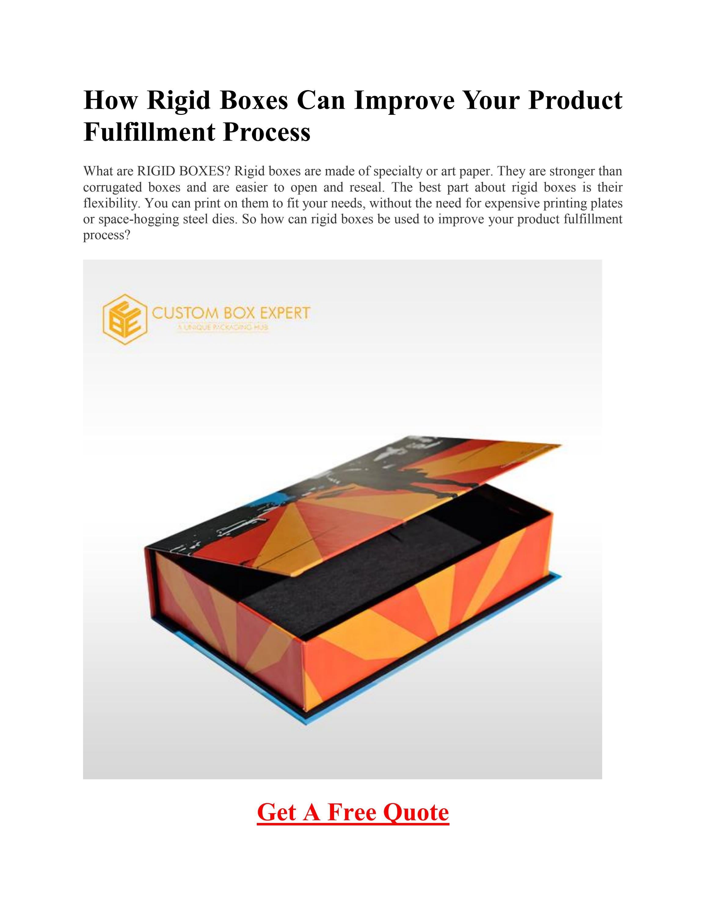 How Rigid Boxes Can Improve Your Product Fulfillment Process by ...