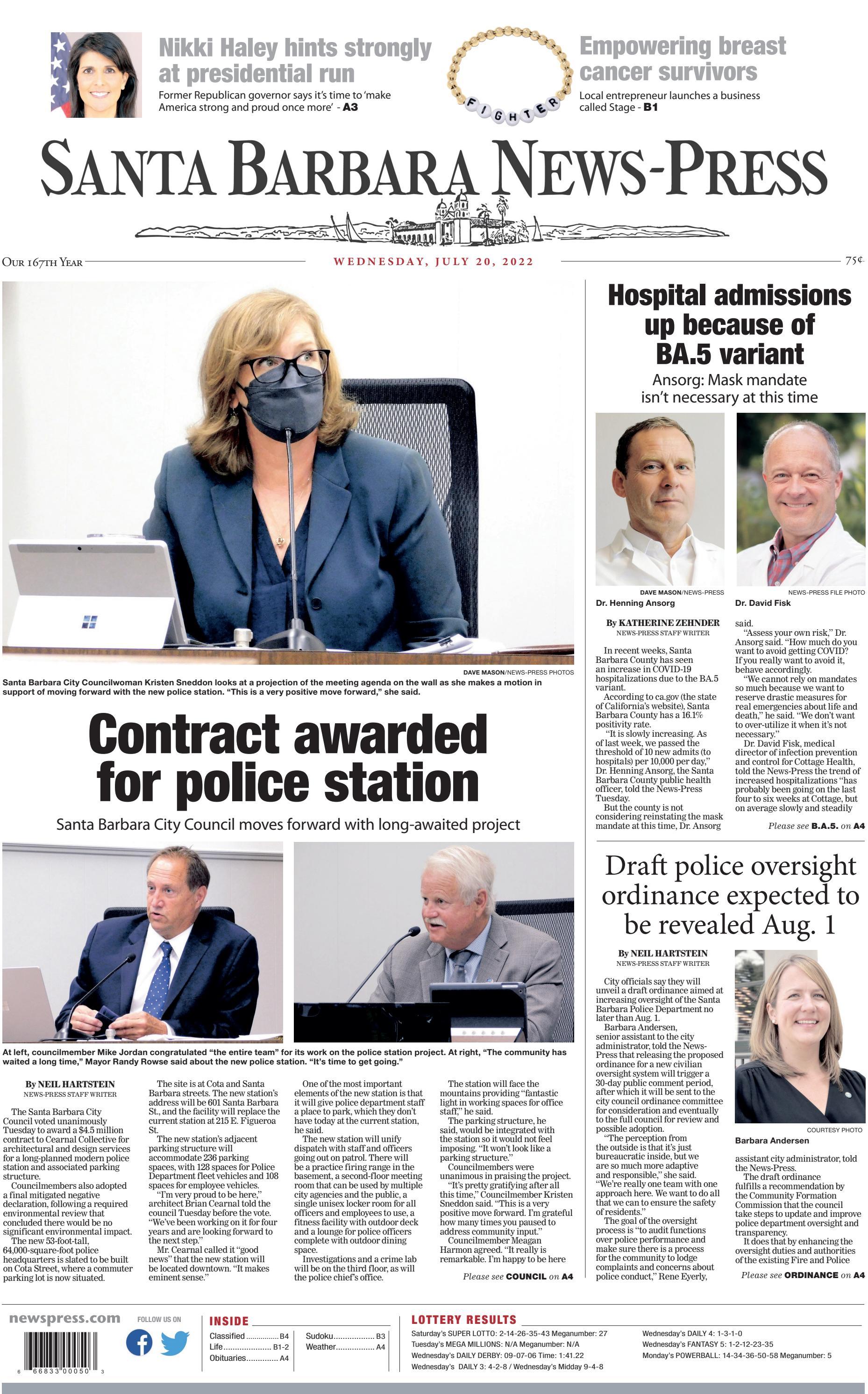 Santa Barbara News-Press: July 20, 2022 by Santa Barbara News-Press - Issuu