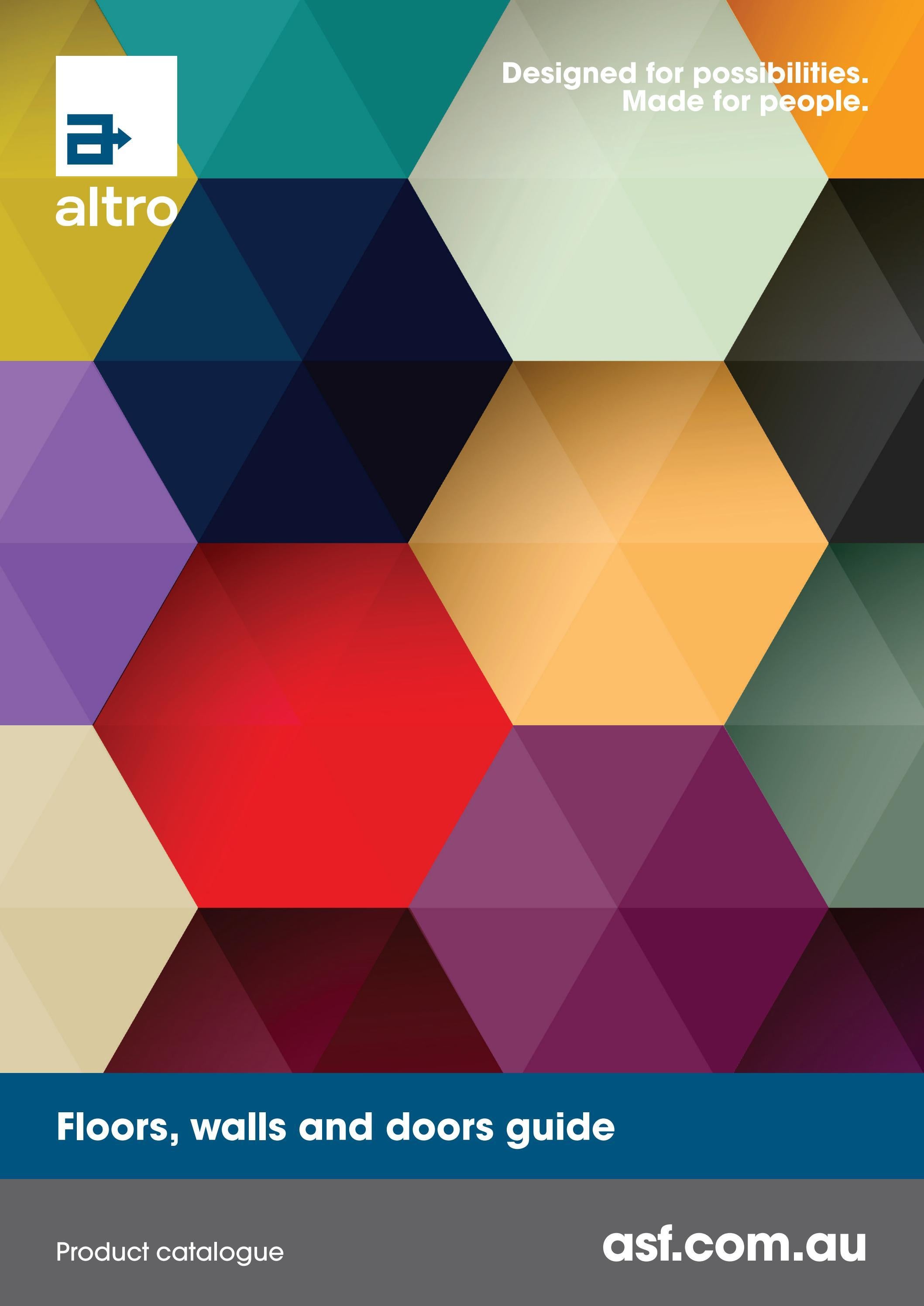 Altro - Floors, Walls and Doors Guide by Altro Australia - Issuu