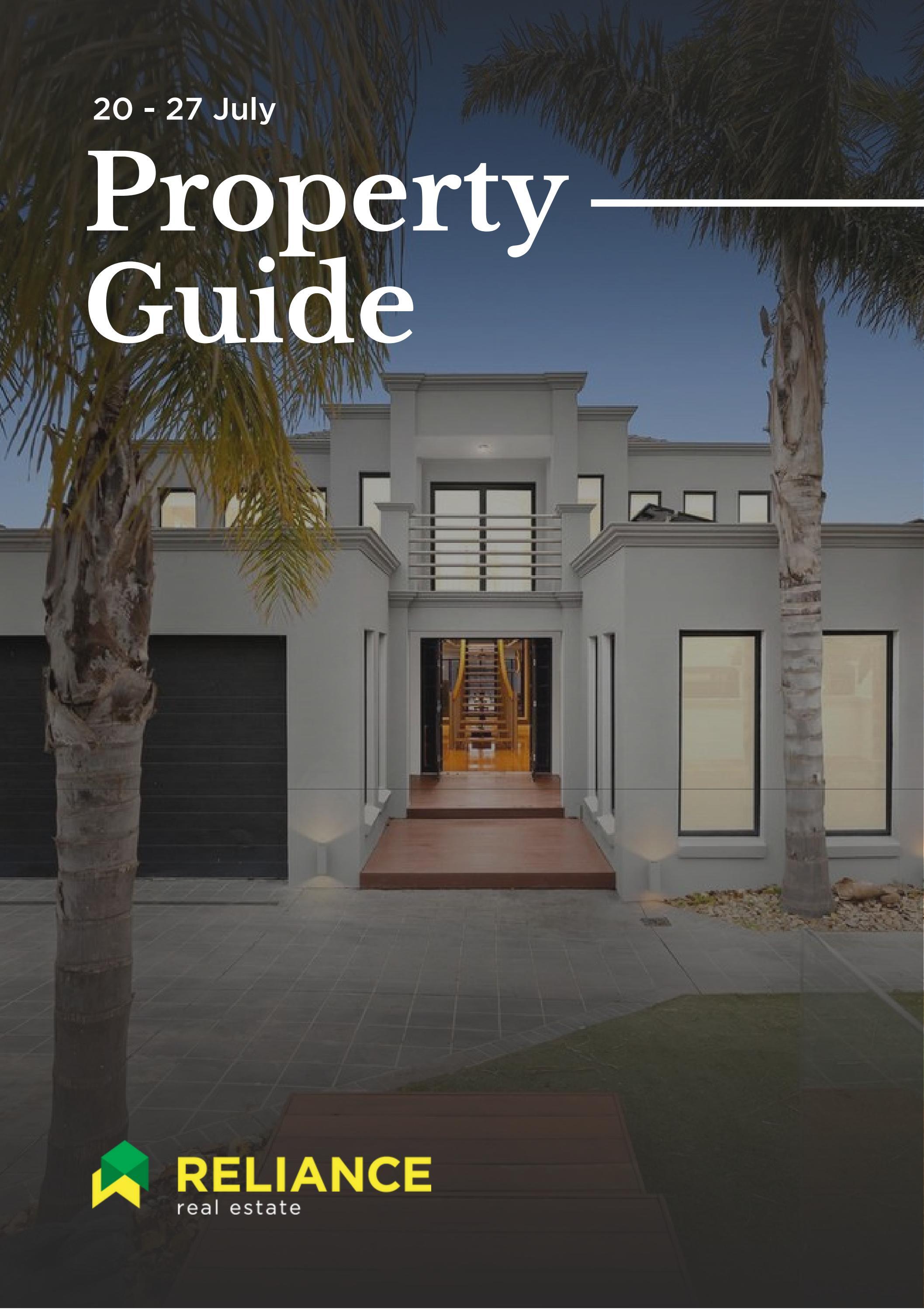 Property Guide 20 - 27 July by Reliance Real Estate - Issuu