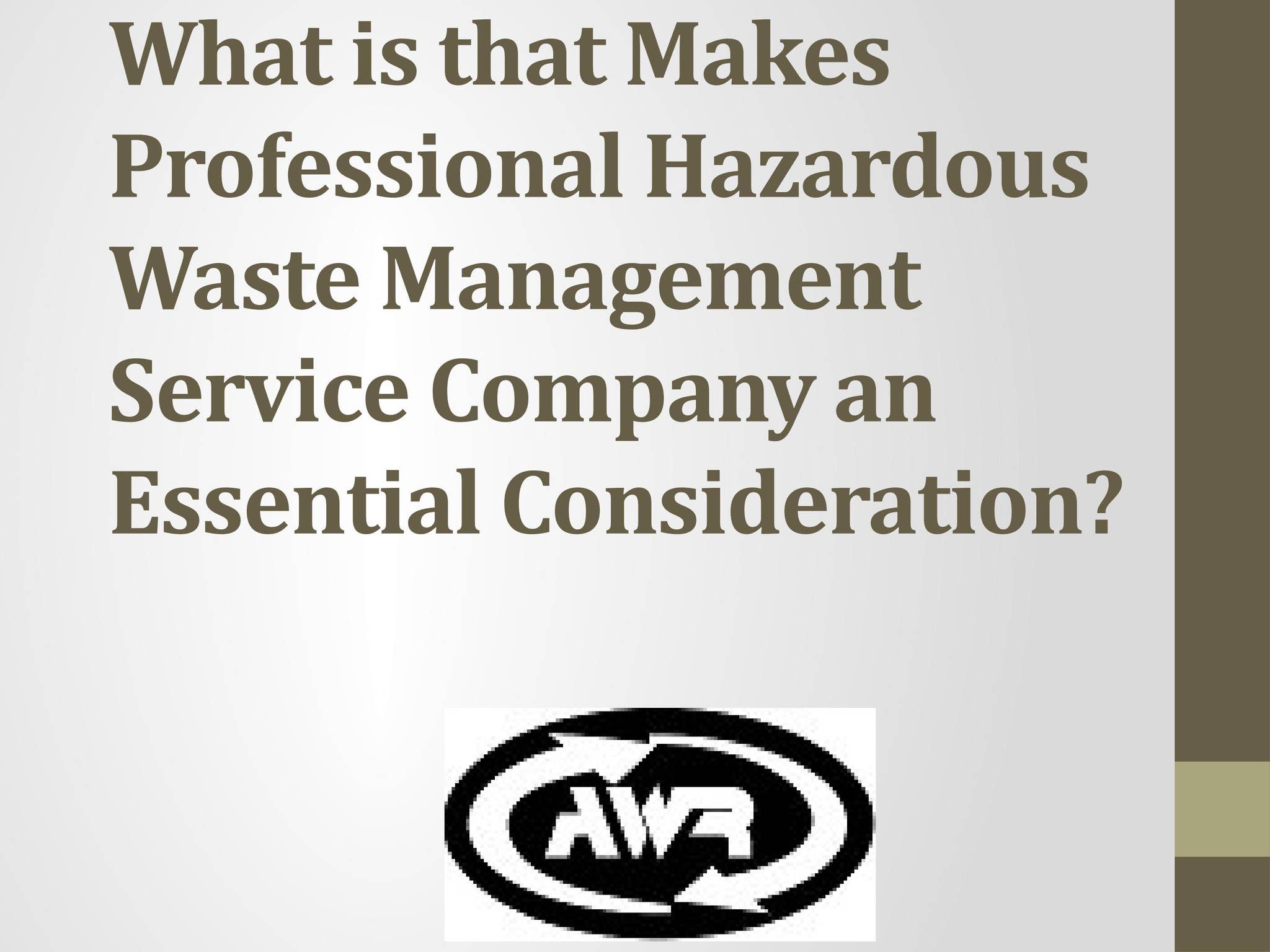 What is that Makes Professional Hazardous Waste Management Service ...