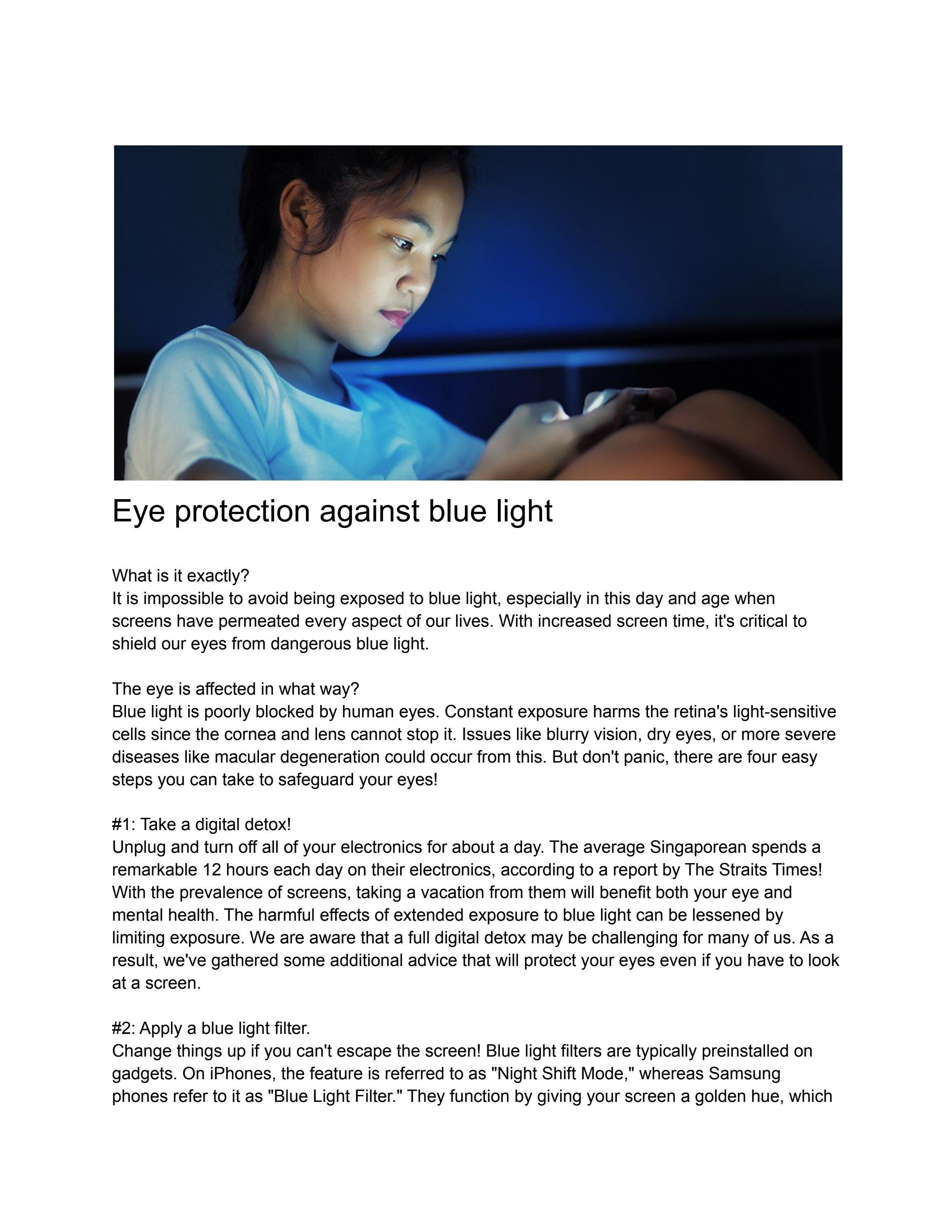 Eye protection against blue light by brandsworld.stratagile - Issuu