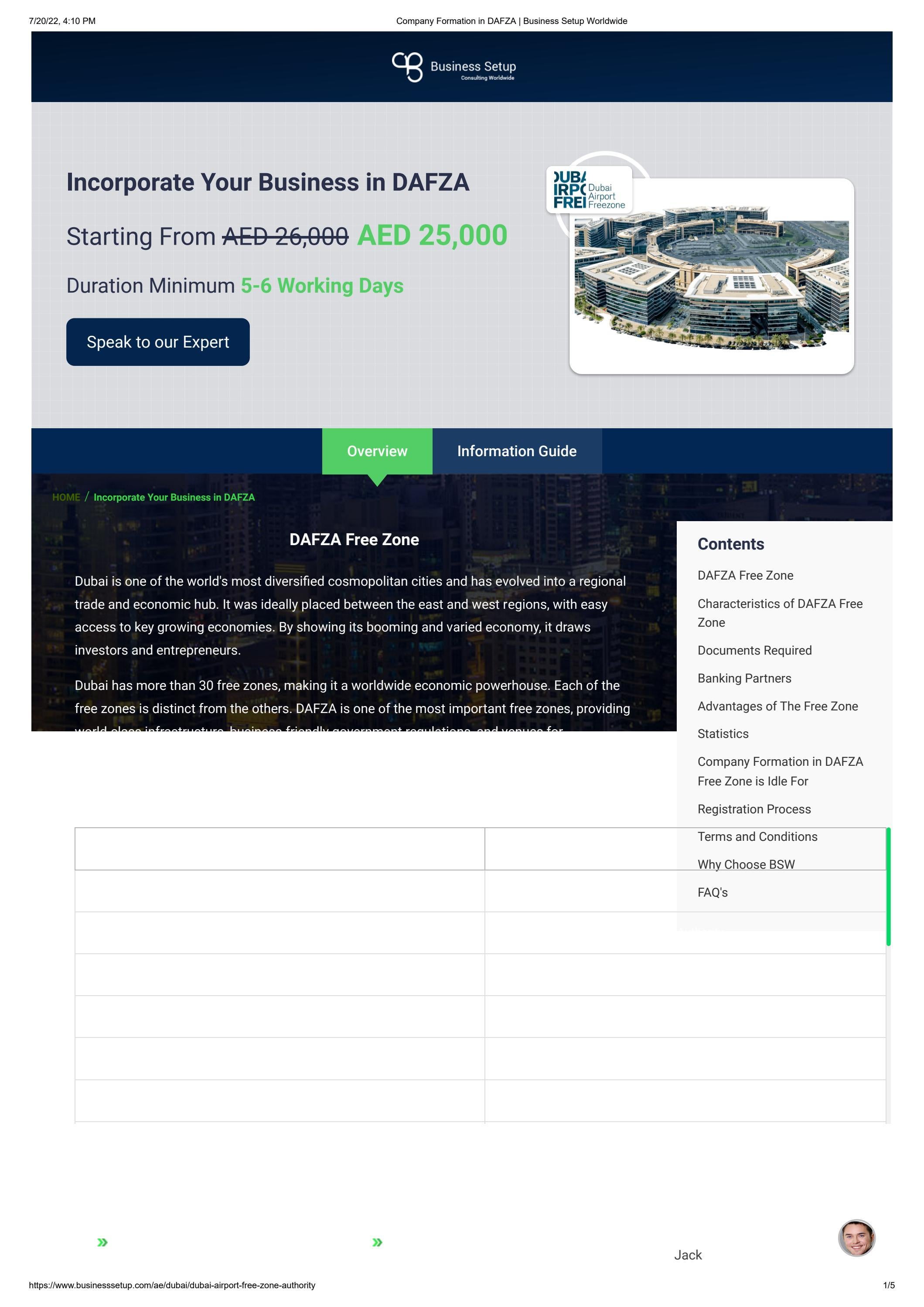 Easy Business Setup In Dubai Airport Free Zone Authority (DAFZA) by BSW ...