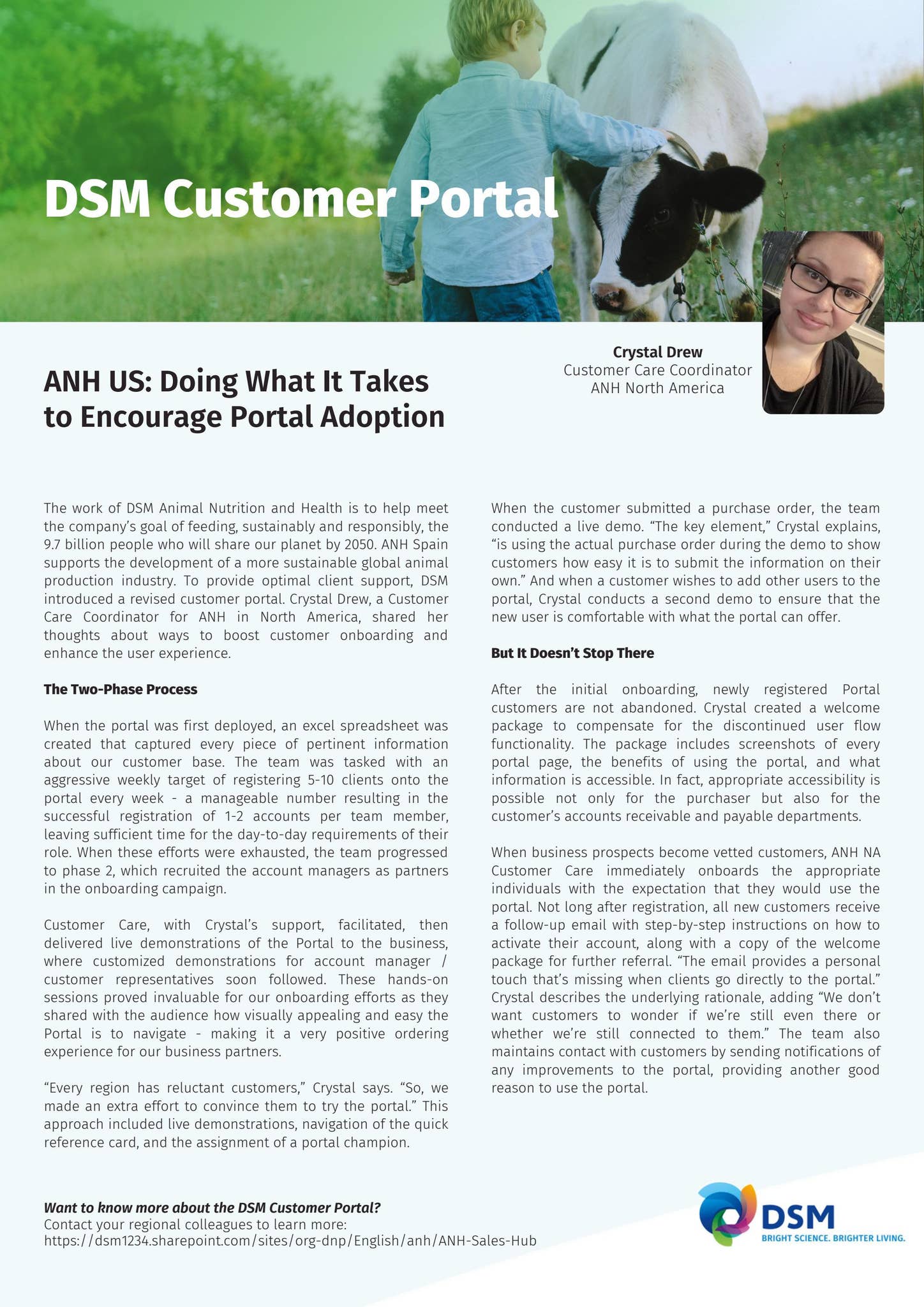 ANH Customer Portal Success Story by DSM_ANH - Issuu
