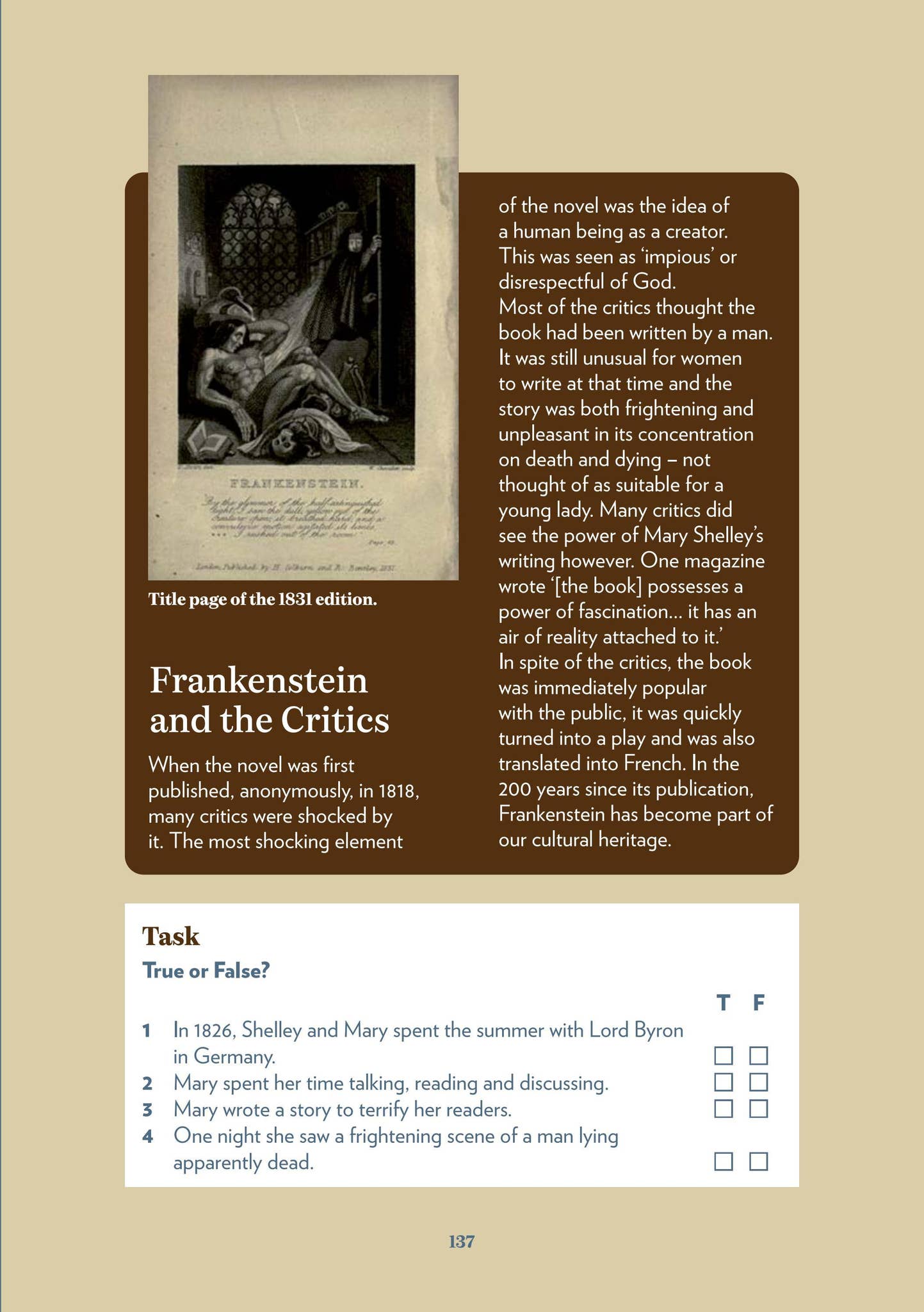 Frankenstein - Mary Shelley by ELI Publishing - Issuu