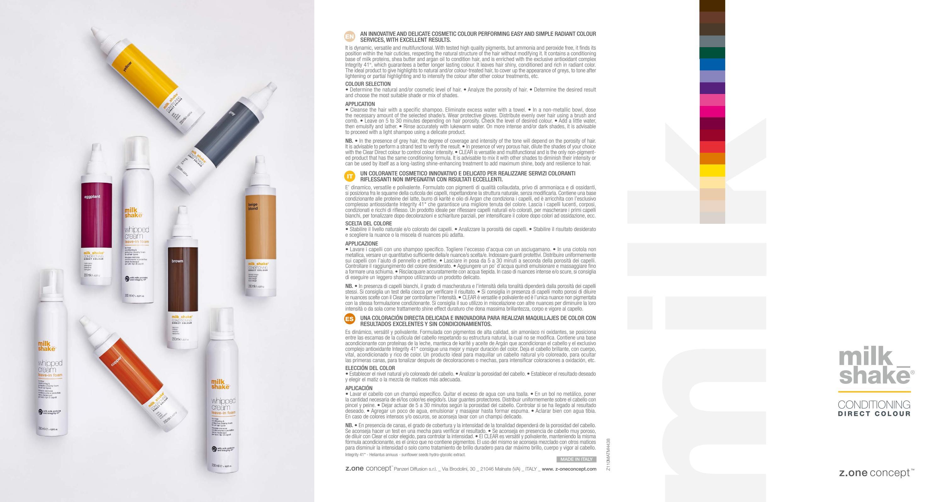 milk shake conditioning direct colour by hairmail - Issuu