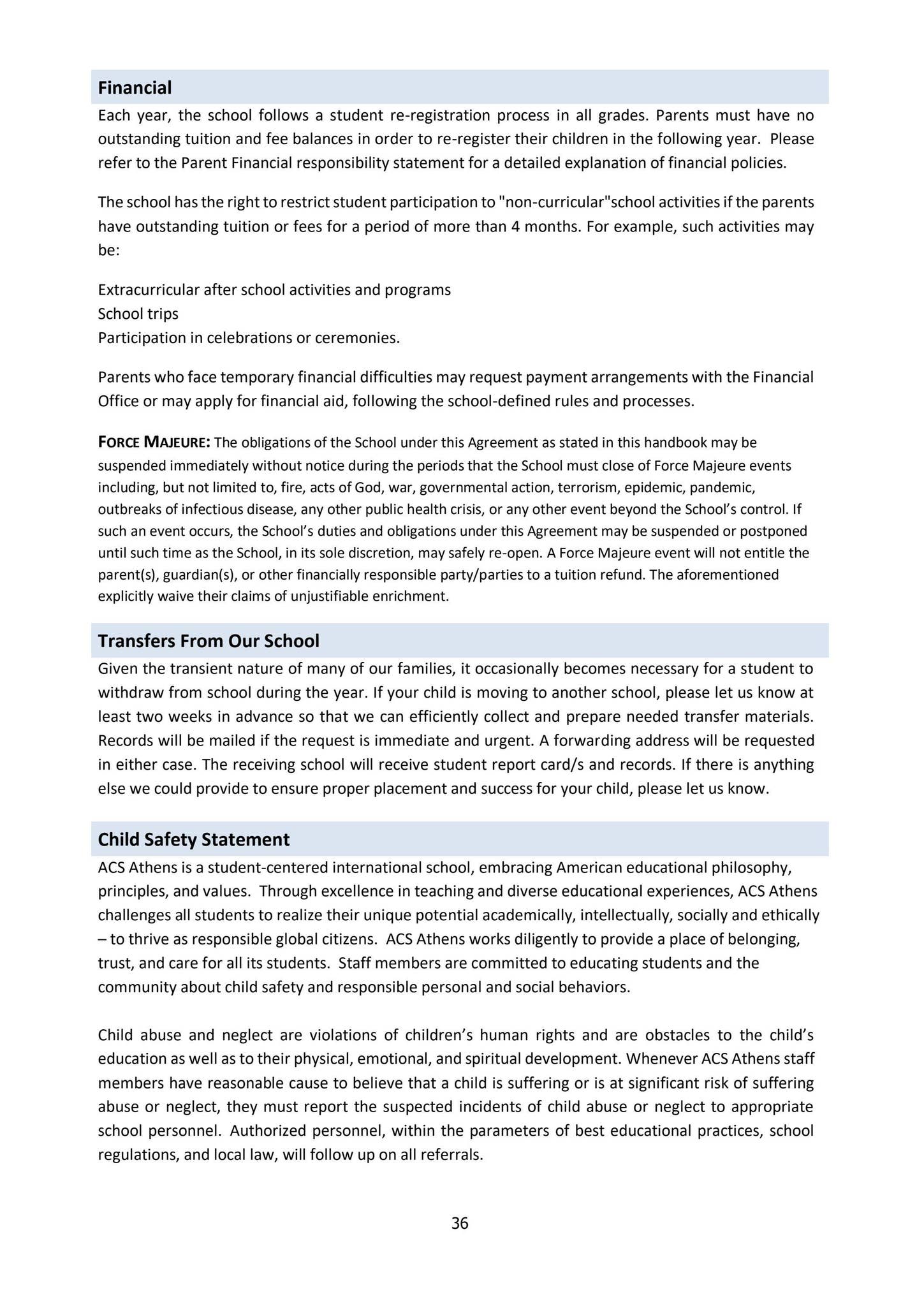 Early Childhood / Elementary School Handbook by ACS Athens - Issuu