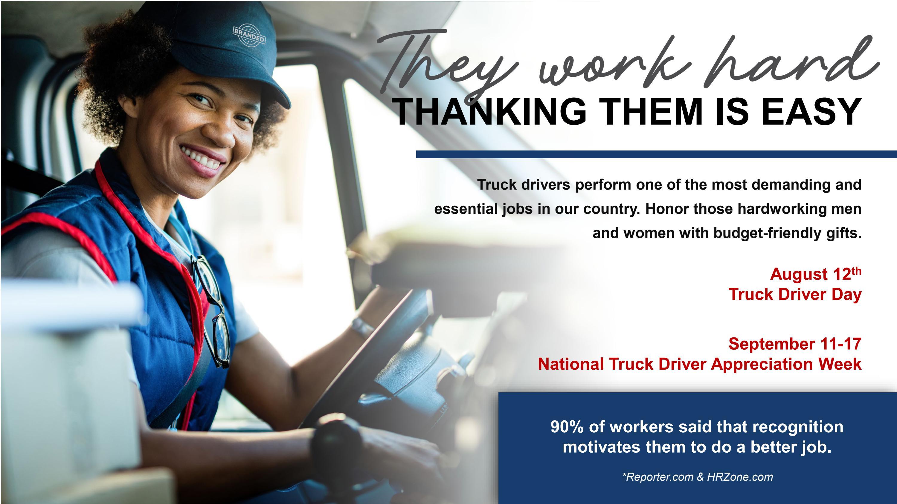Truck Driver Appreciation Collection by Staples Promotional Products ...