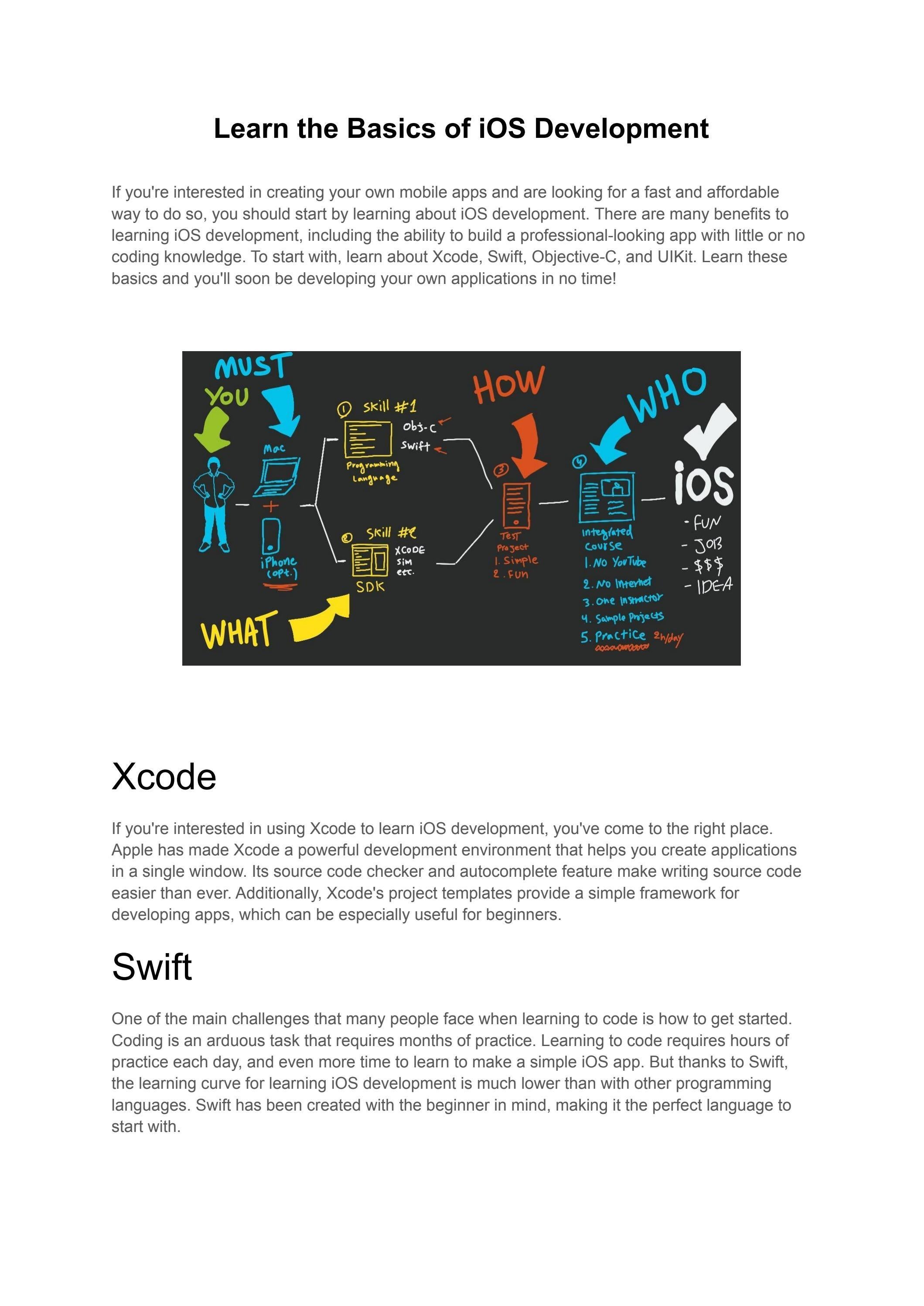 Learn The Basics Of Ios Development By Zac Efron Issuu