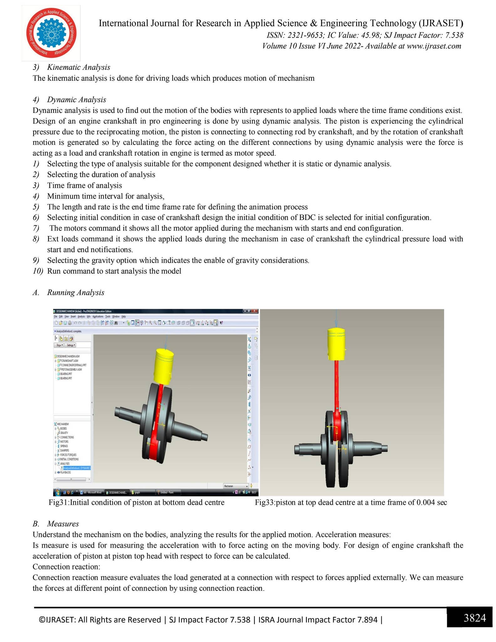 Design and Optimization of Crankshaft for 4-Stroke Single Cylinder Engine using Pro-E by IJRASET ...