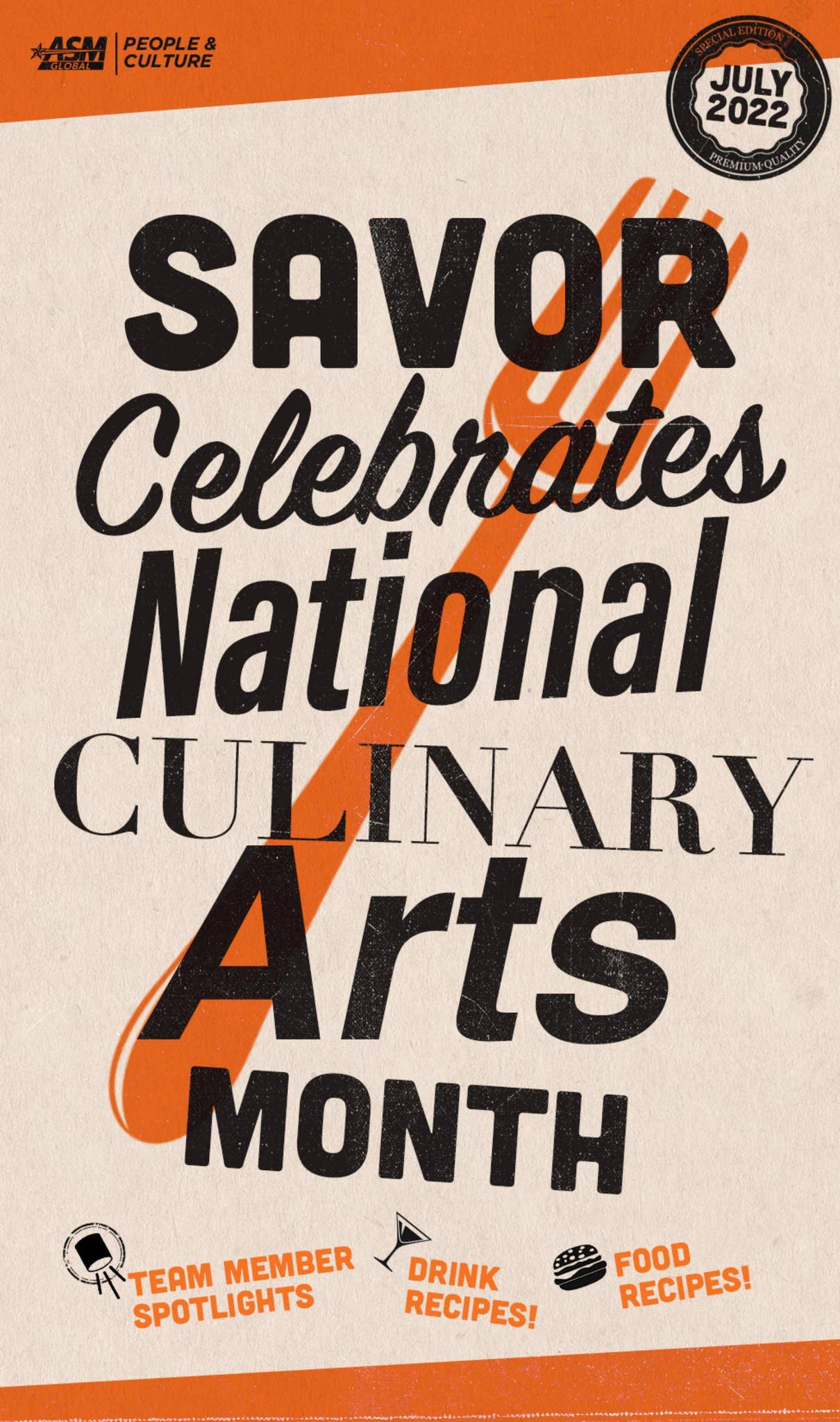 ASM Global SAVOR... Celebrates National Culinary Arts Month by ASM ...
