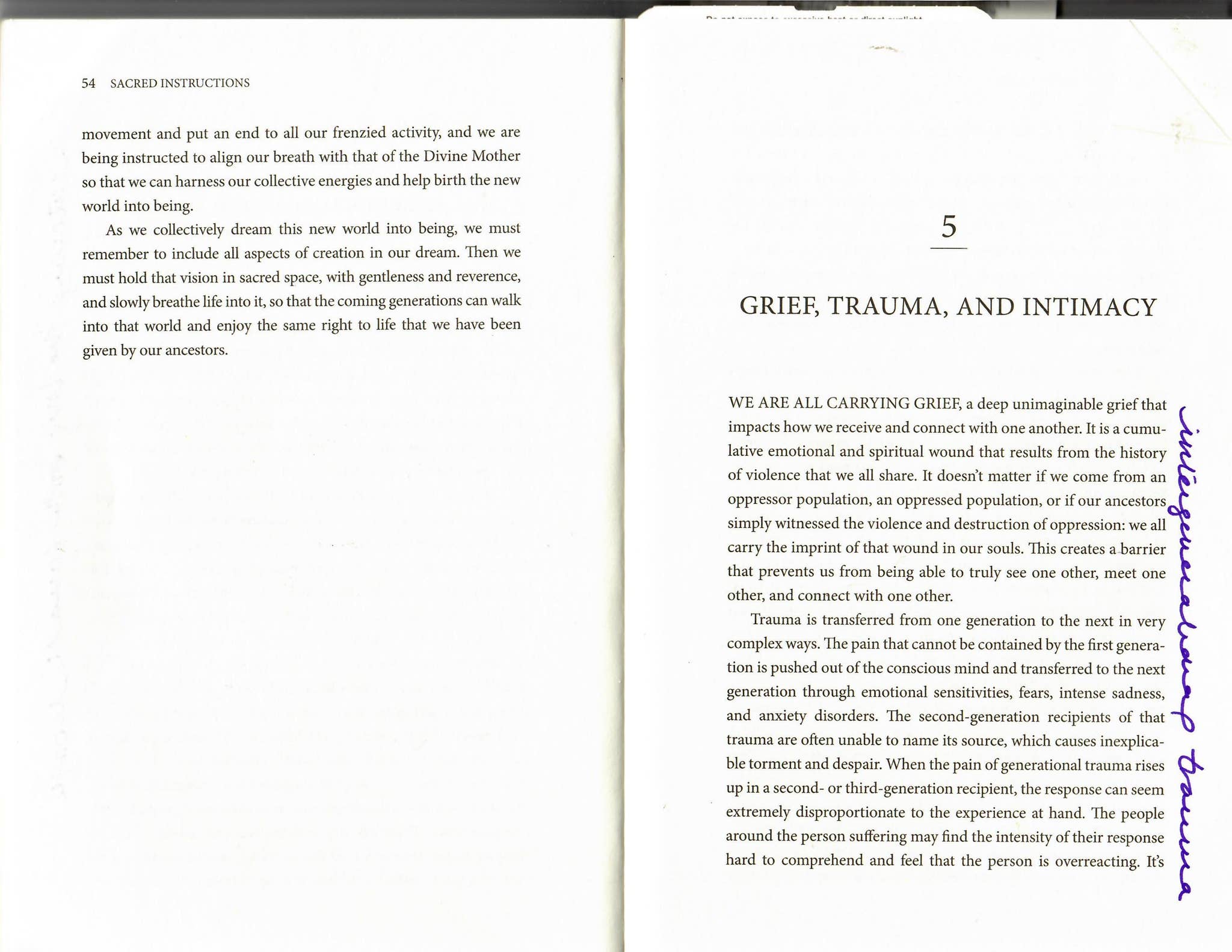 [SA] Grief, Trauma, and Intimacy (Mitchell) by transformativeconsciousness - Issuu