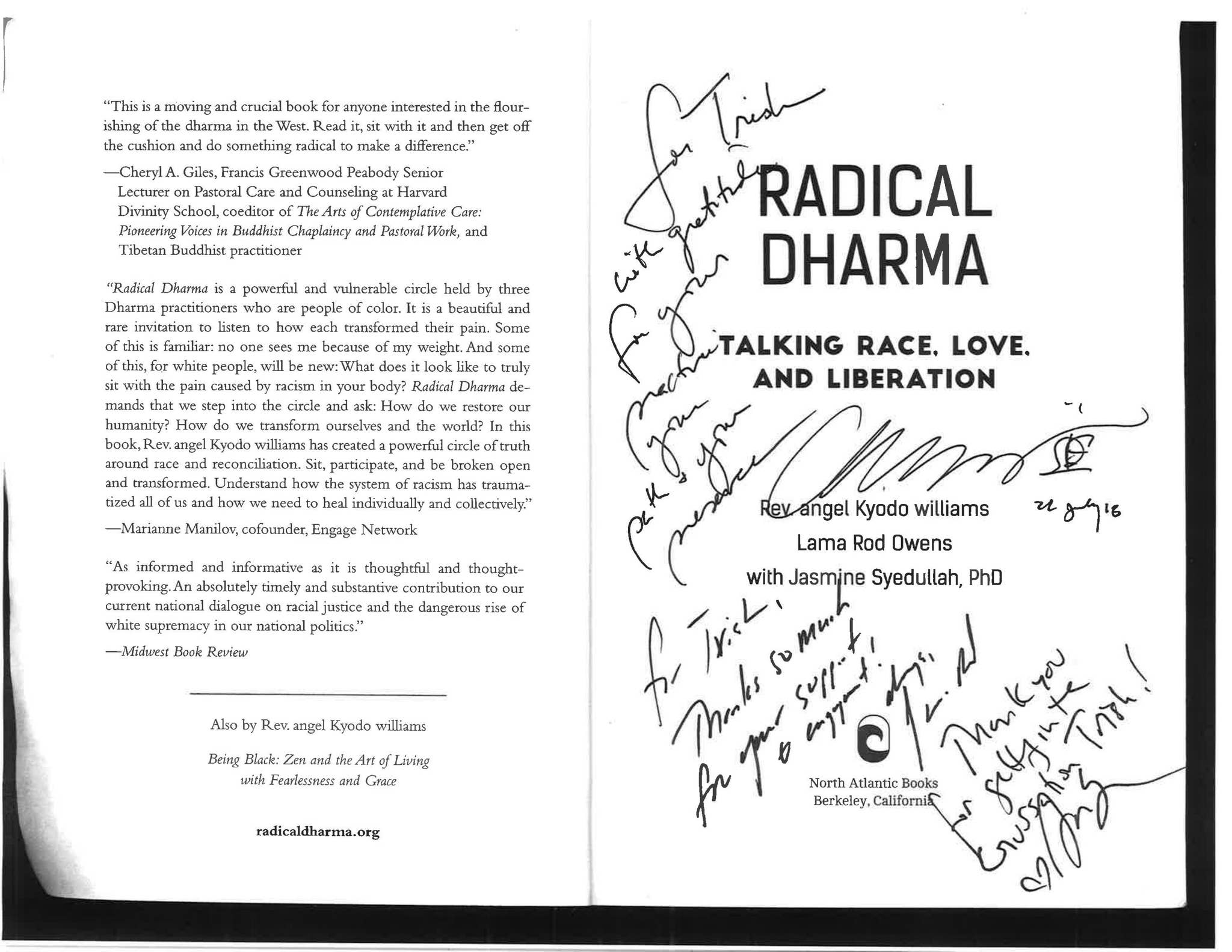 [SA] Radical Dharma I by transformativeconsciousness - Issuu
