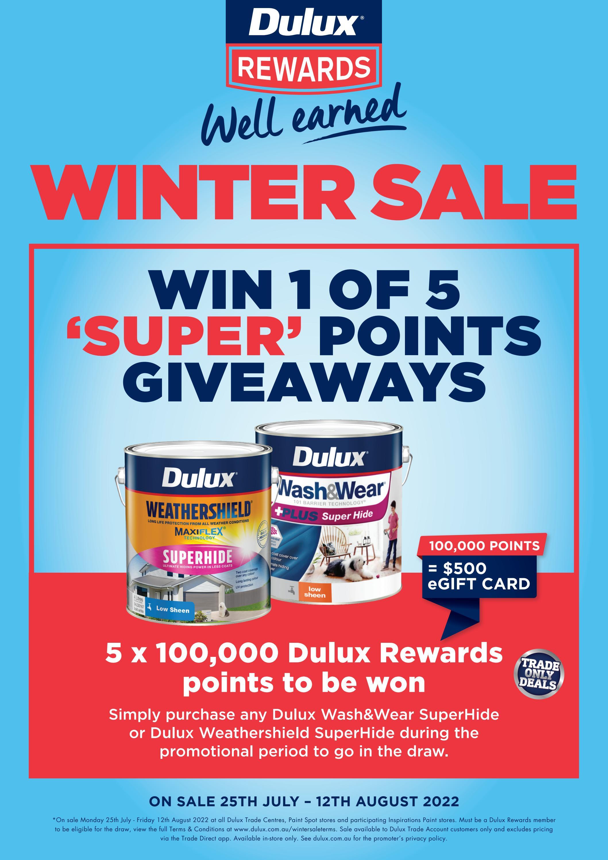 Dulux Winter Sale Catalogue - July 2022 by Dulux Australia - Issuu